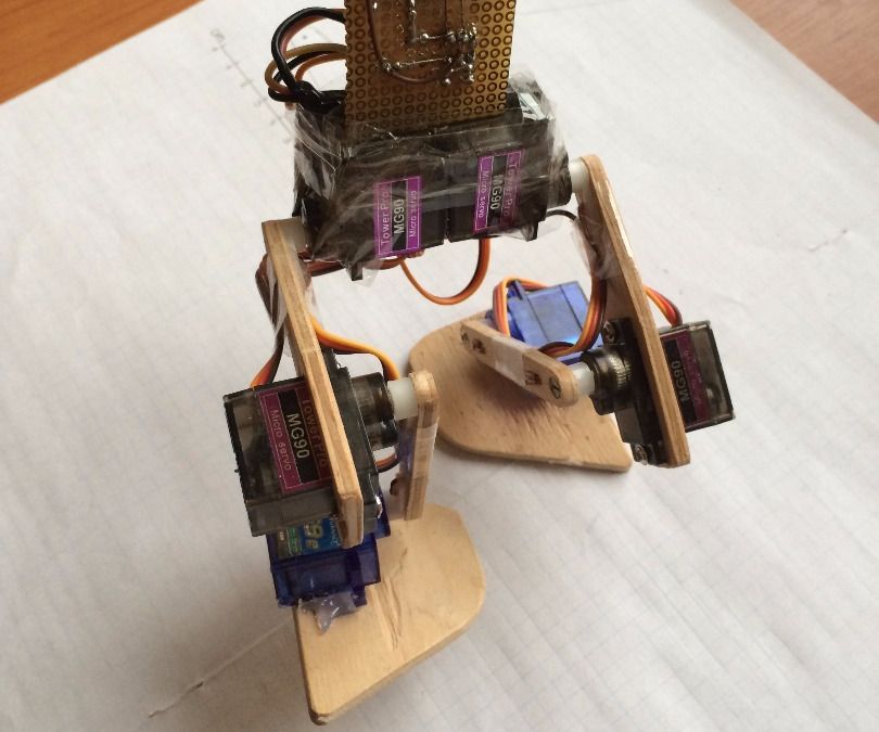 Bipedal Walking Robot : 4 Steps - Instructables