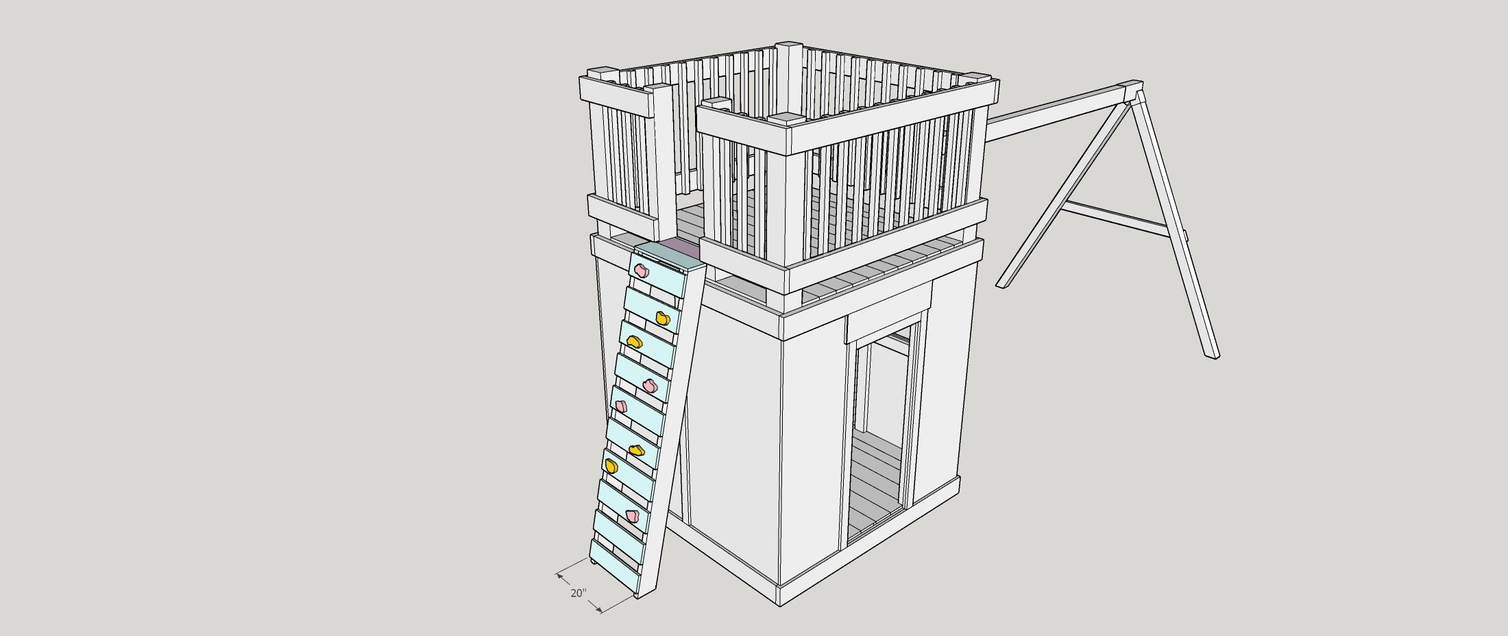DIY Playhouse & Swing Set : 19 Steps - Instructables