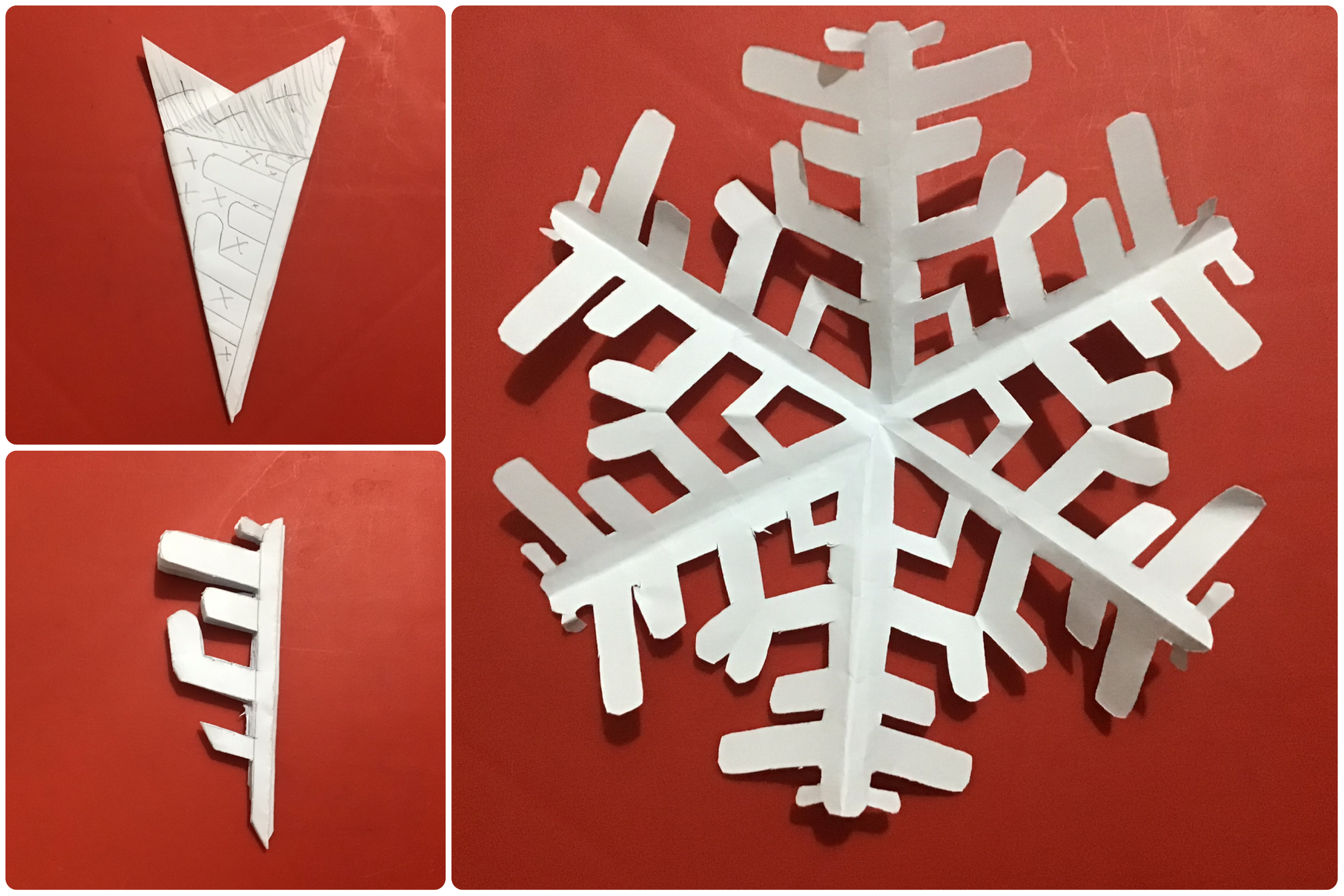 Decorative Paper Snowflakes (6 Pointed) : 8 Steps (with Pictures ...