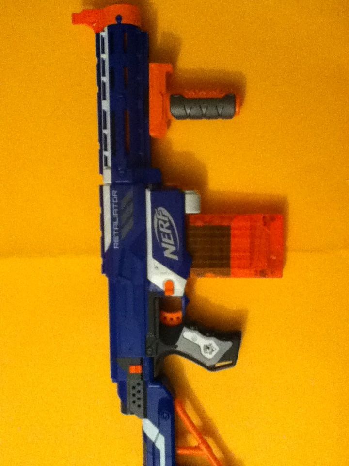 Nerf Retaliator Conversion Into Assault Rifle (also Works for Recon ...