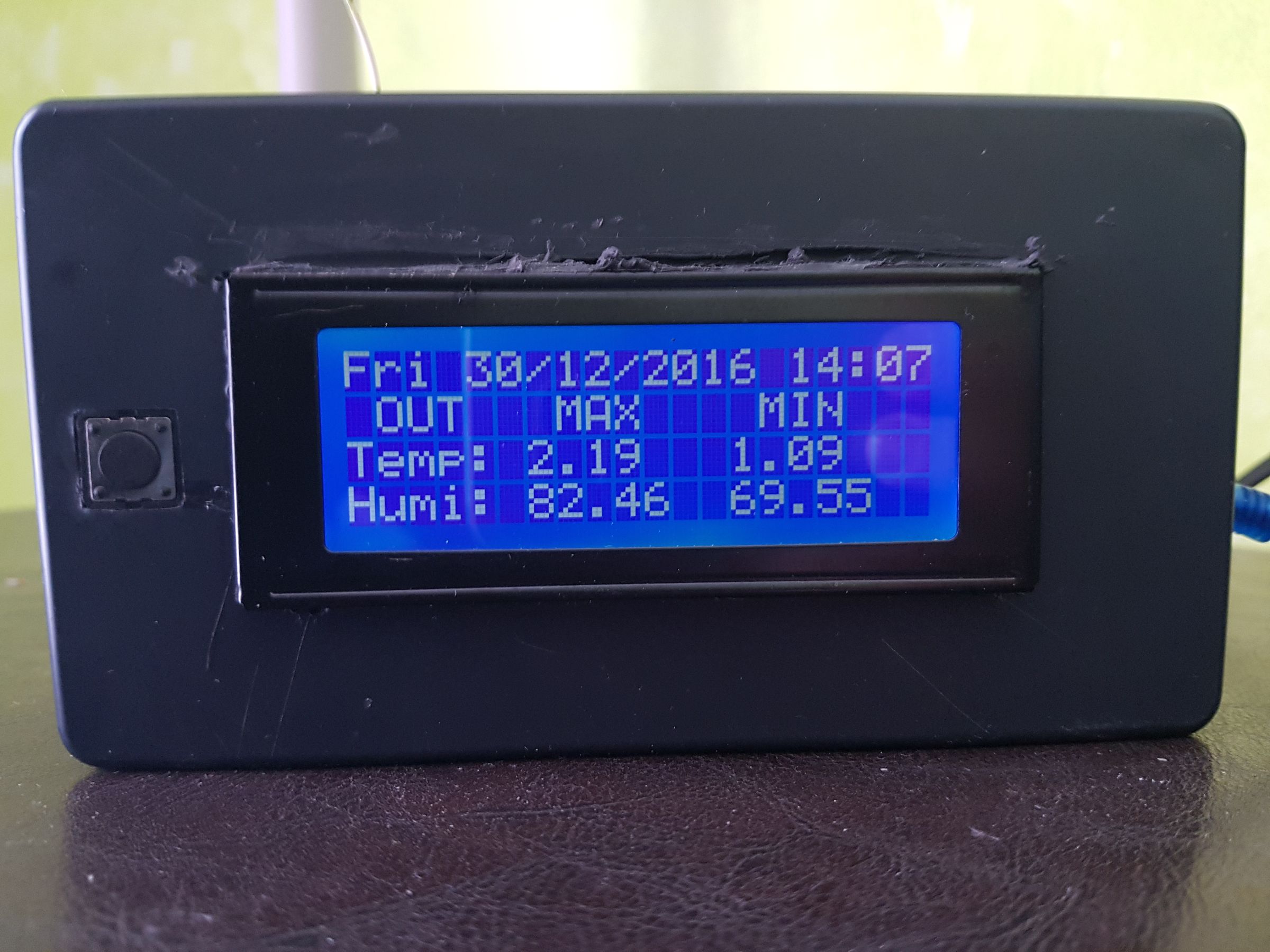 Bedside 20x4 LCD / RF 433MHz Clock & Weather Monitor With Arduino : 6 ...