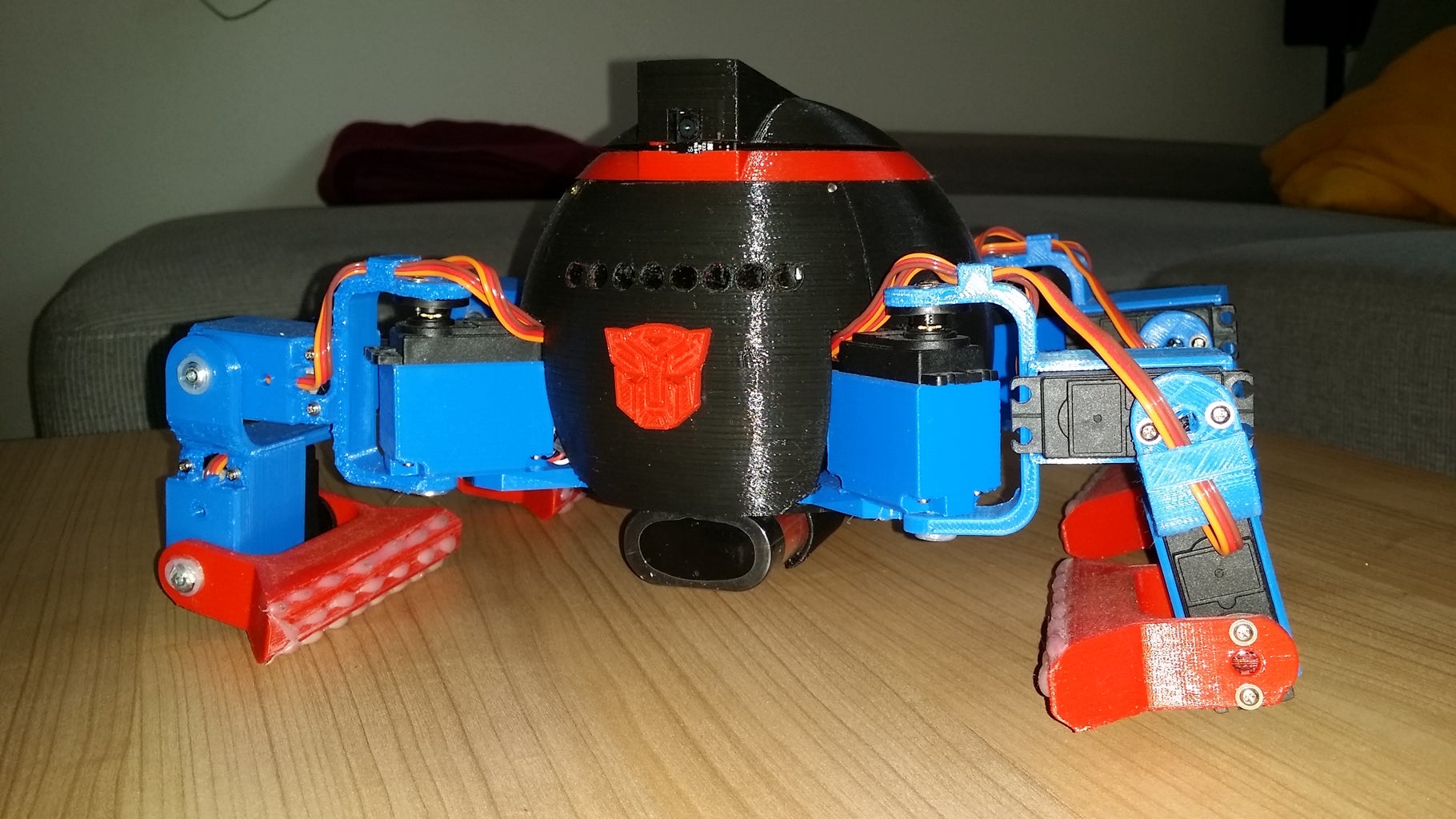 Quadbot For 250€ Only Walking 180€ 5 Steps Instructables