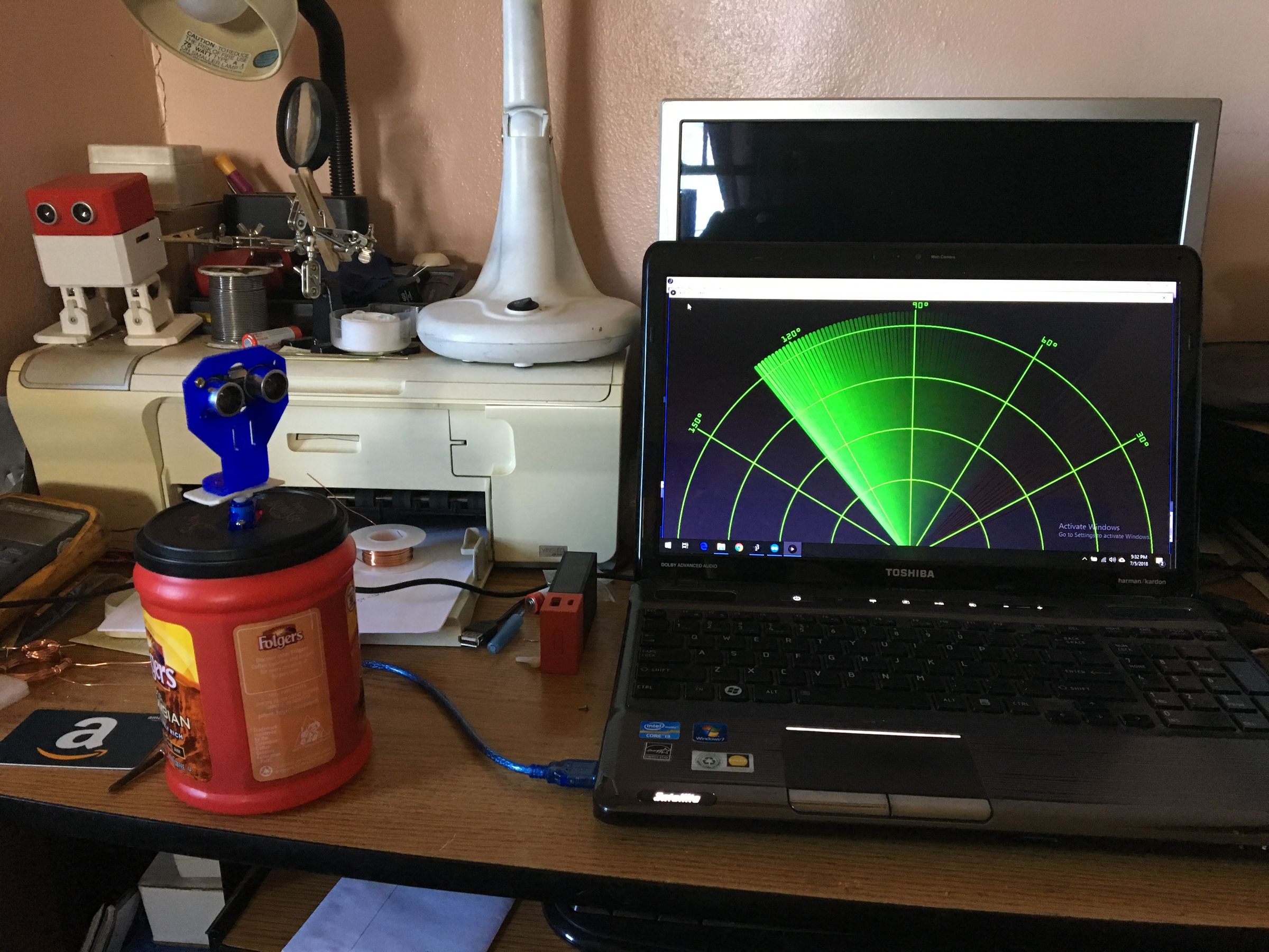Arduino - Radar/Ultrasonic Detector : 3 Steps (with Pictures ...