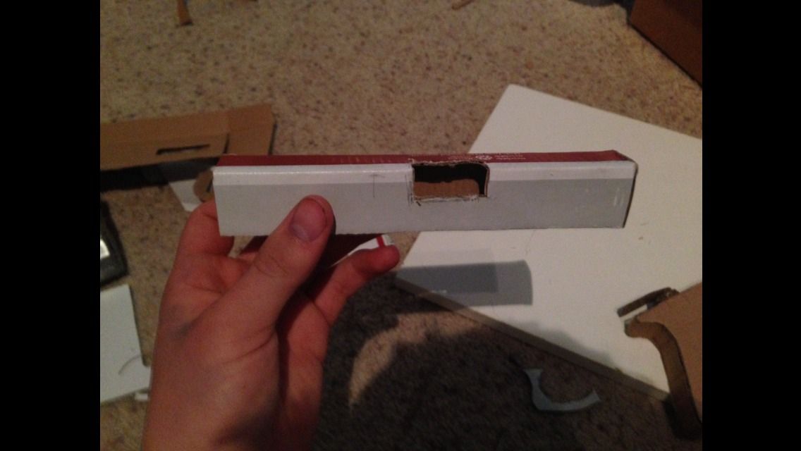 Make a Cardboard Glock With Working Parts : 9 Steps - Instructables