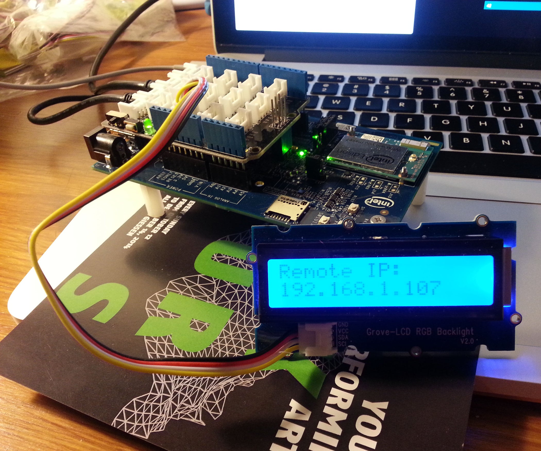 Intel IoT Edison Web Controlled LED : 3 Steps - Instructables