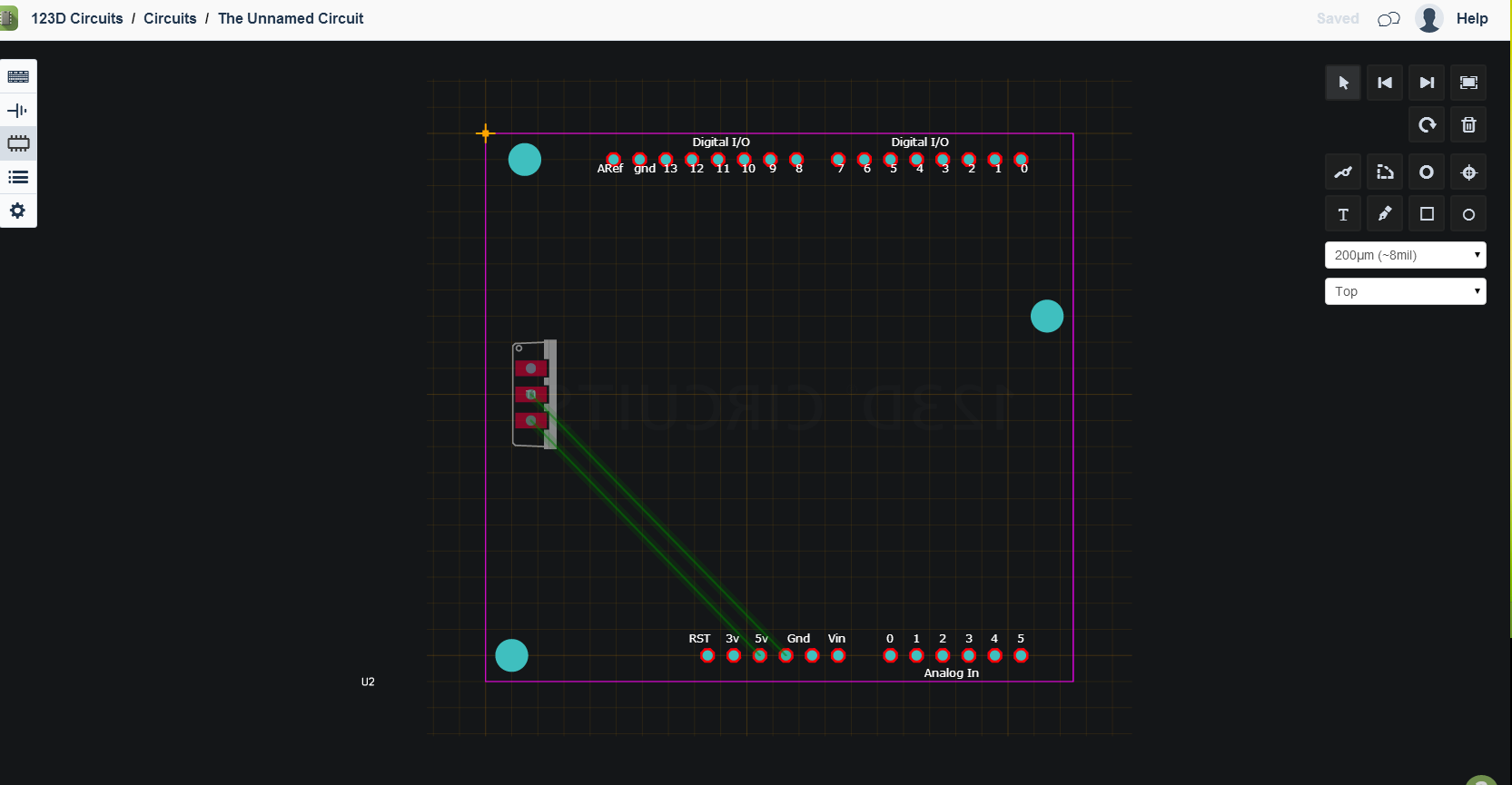 123D- Beginners First PCB for Arduino SERVO/SENOR BOARD : 7 Steps - Instructables
