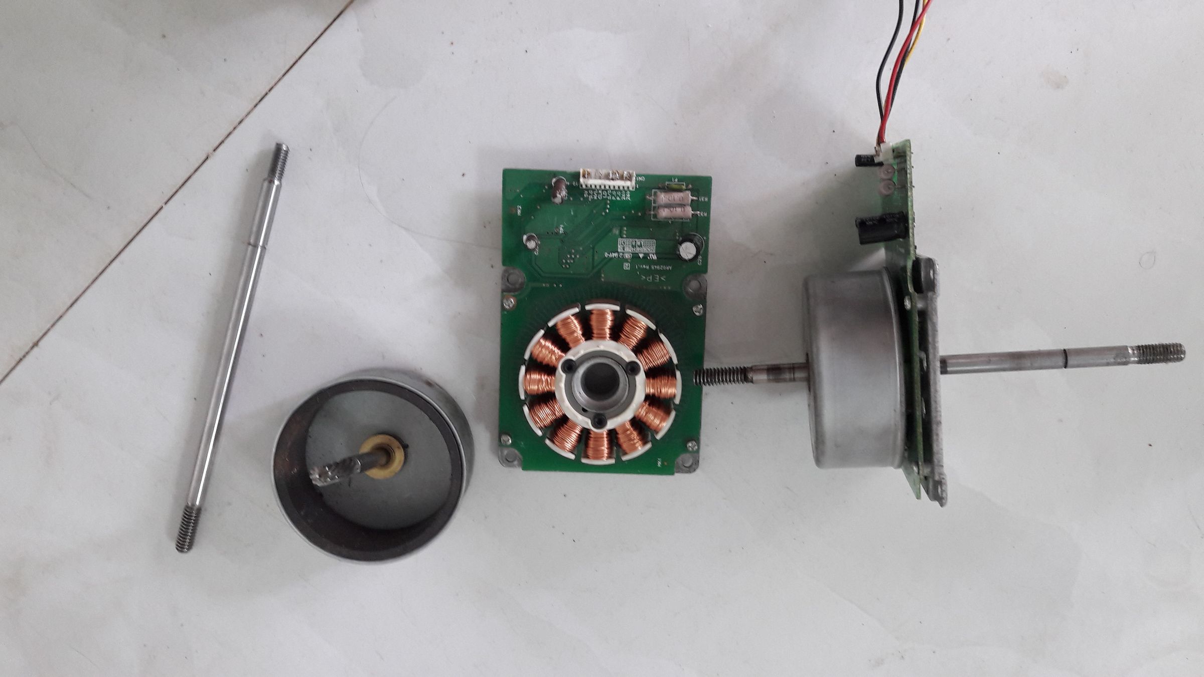 Make a Fan With Brushless Motor From Old Photocopy Machine : 3 Steps ...
