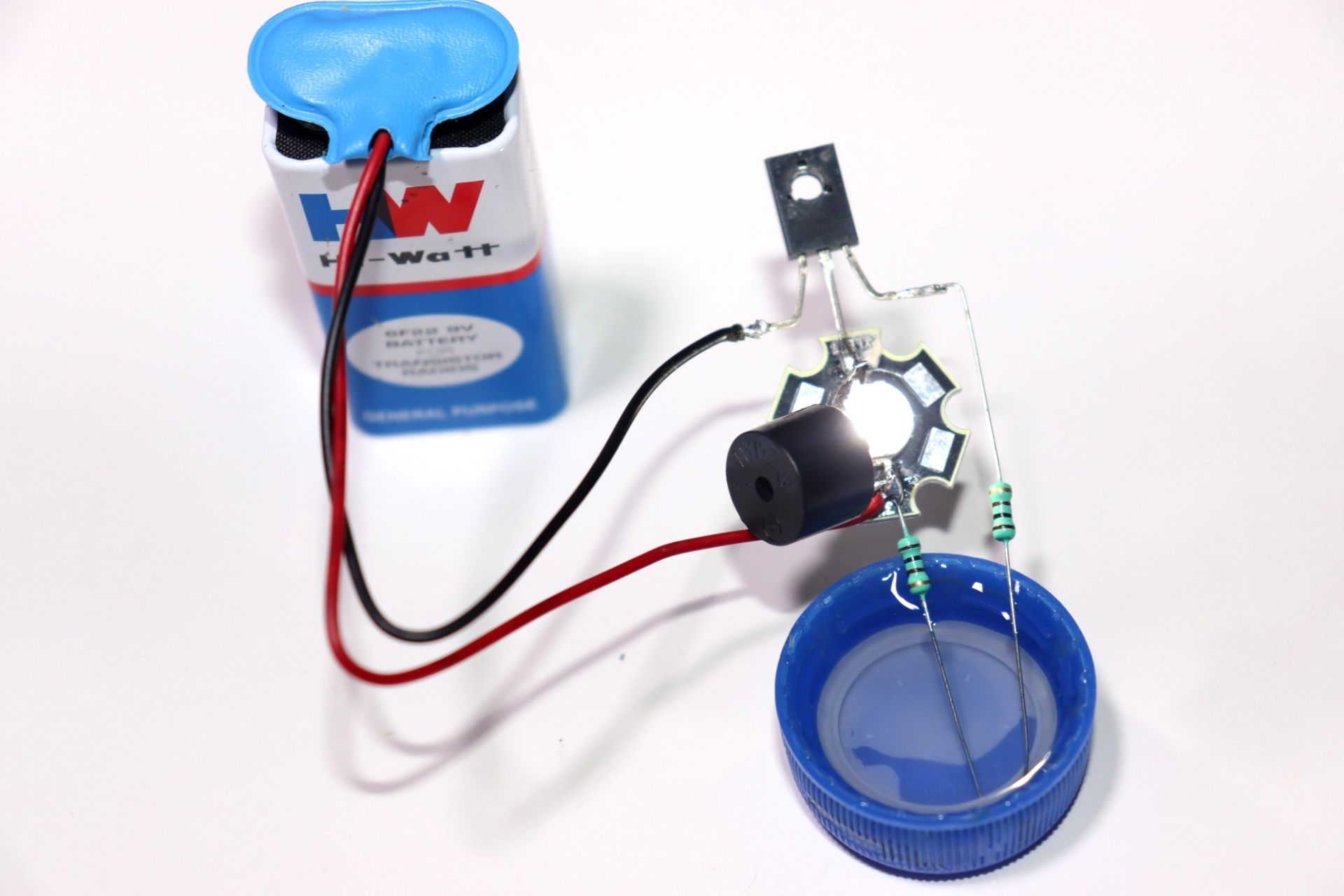Full Tank Water Indicator Circuit Using D882 Transistor : 10 Steps ...