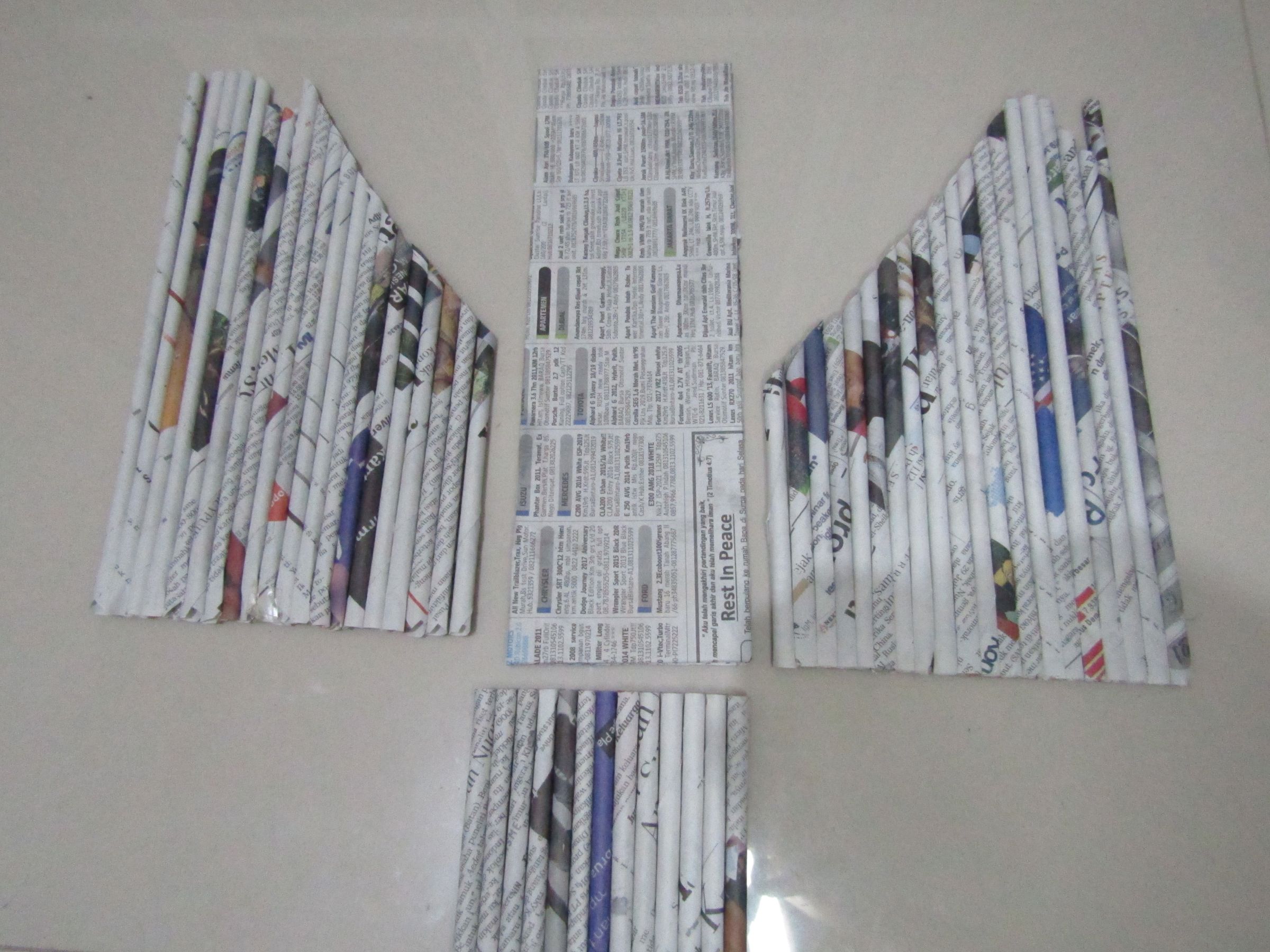 DIY 4 in 1 Desk Organizer From Newspapers : 8 Steps - Instructables