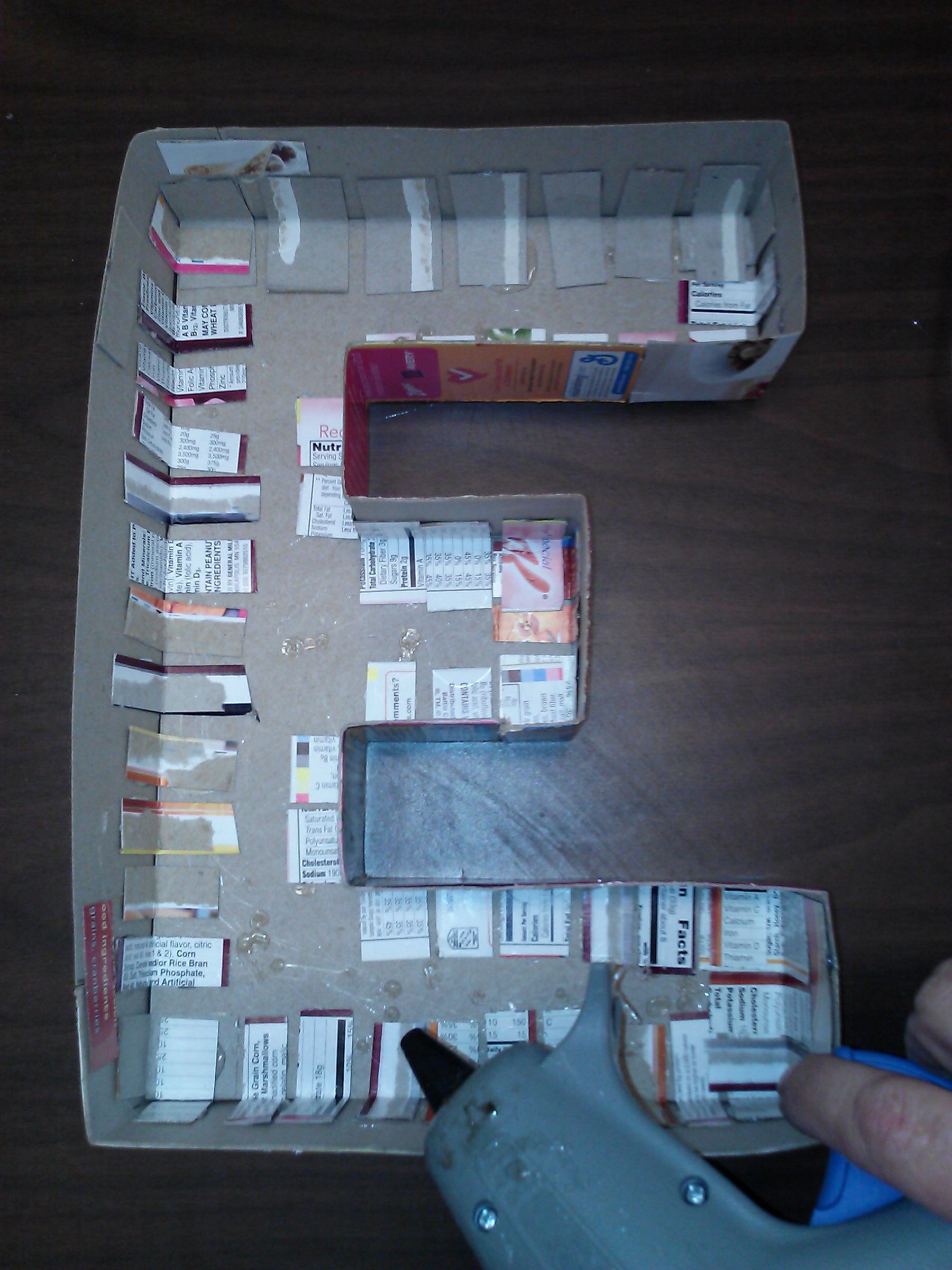 Cereal Box Letters : 9 Steps (with Pictures) - Instructables