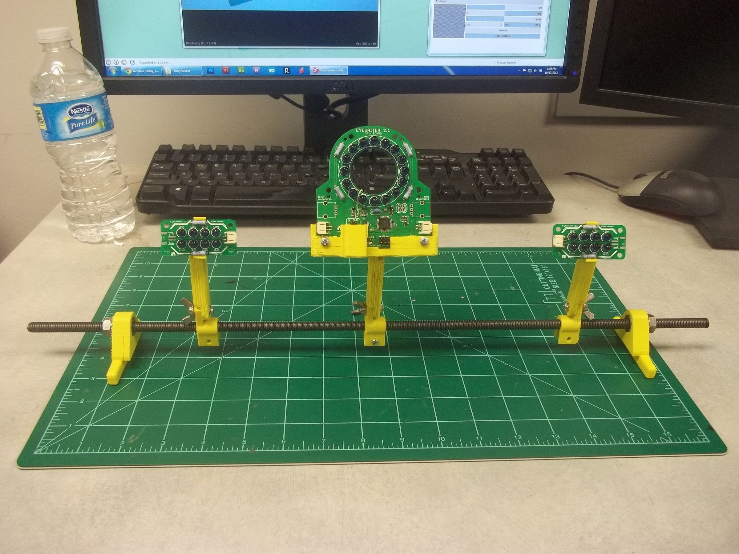 Assembling the Eyewriter 2.1 Hardware Platform (rev B) : 16 Steps (with ...