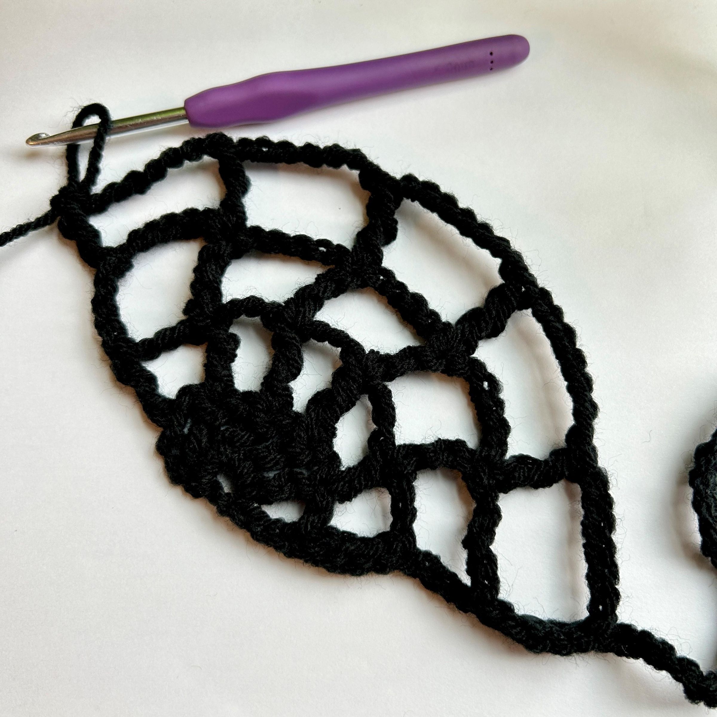 Spooky Crocheted Spider Web Garland : 10 Steps (with Pictures ...
