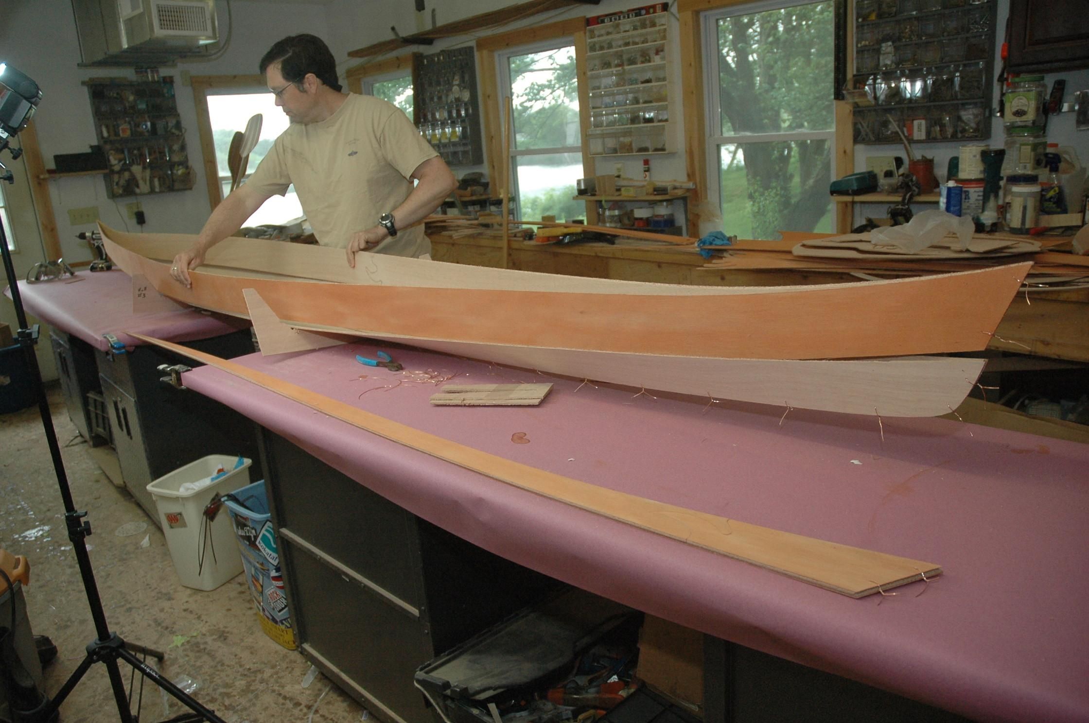 Making a Stitch & Glue Plywood Kayak Video Instruction : 35 Steps (with ...