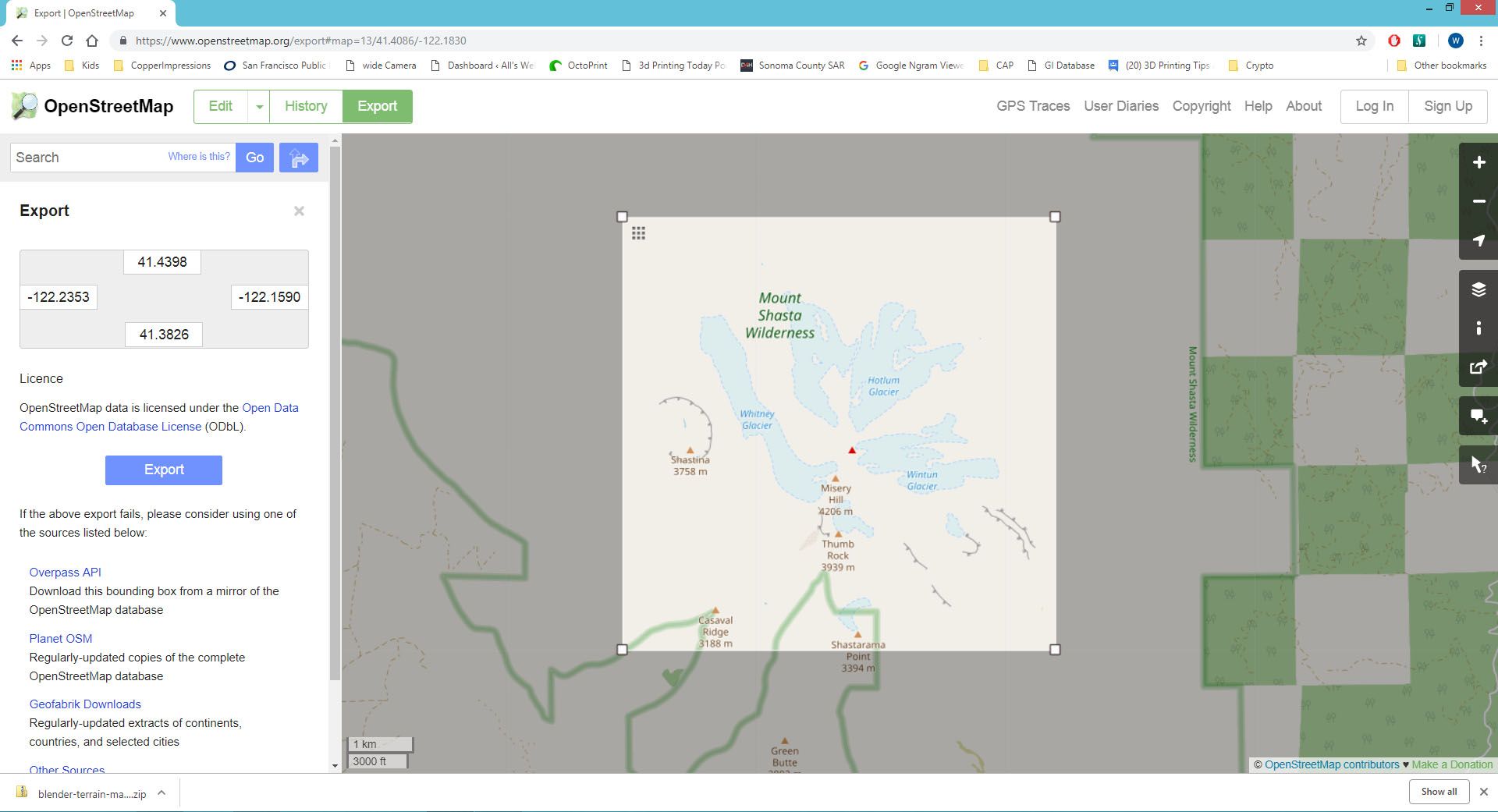 Make a 3d Print of Your Hike From a GPS Track : 9 Steps - Instructables