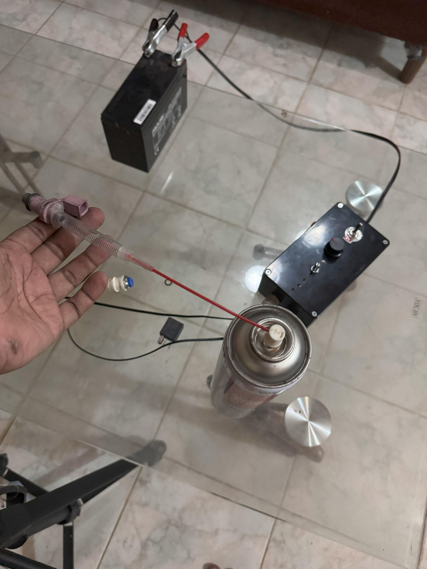 Electronic Fuel Injector Simulator for Injector Cleaning : 4 Steps ...