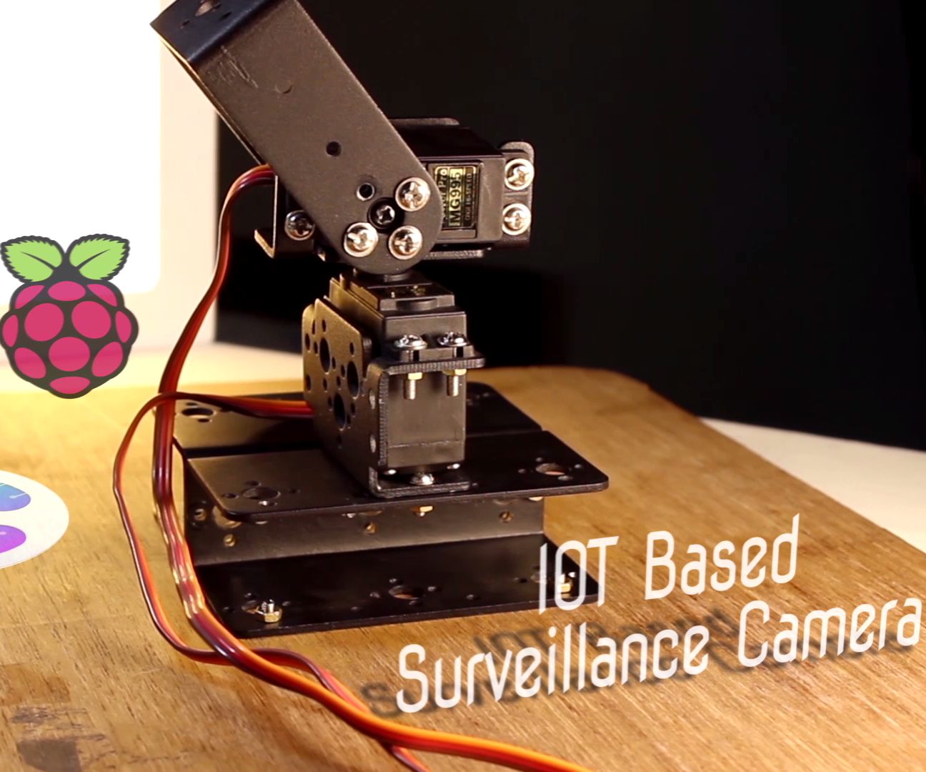 IOT Based Surveillance Camera || Raspberry Pi + Pan-Tilt Arrangement + Cayenne + Webcam Server ...
