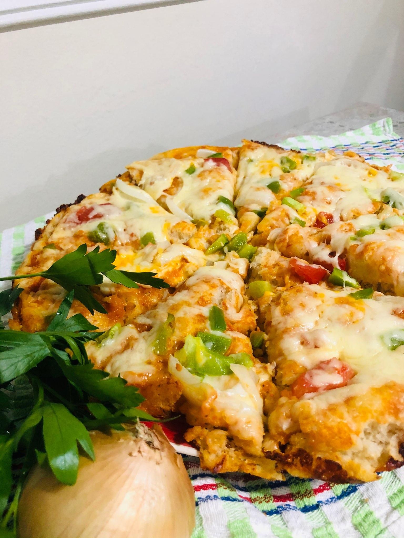 Healthy and Fluffy Pan Pizza : 9 Steps (with Pictures) - Instructables