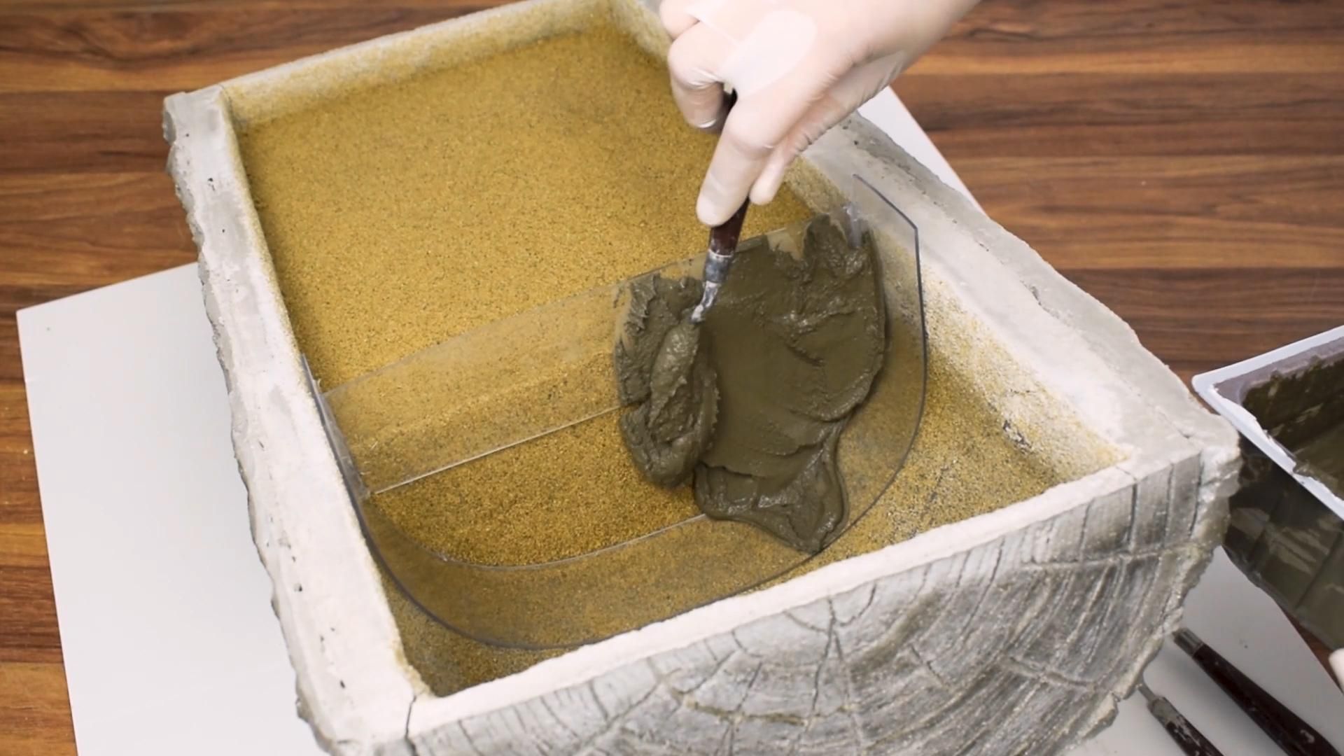 Concrete Tree Log Waterfall Fountain : 15 Steps (with Pictures ...