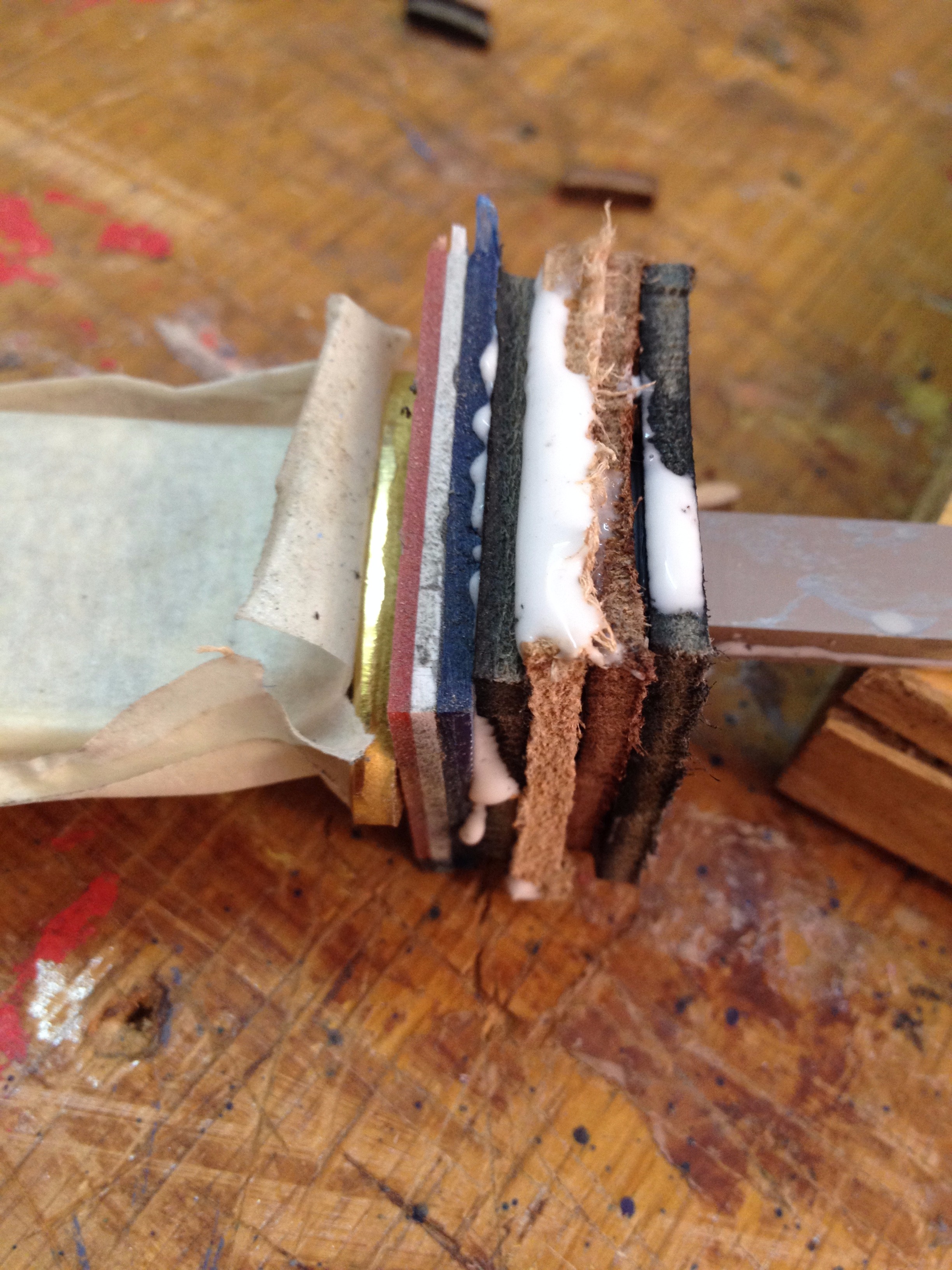 DIY Stacked Leather Handle Bowie Knife : 5 Steps (with Pictures ...