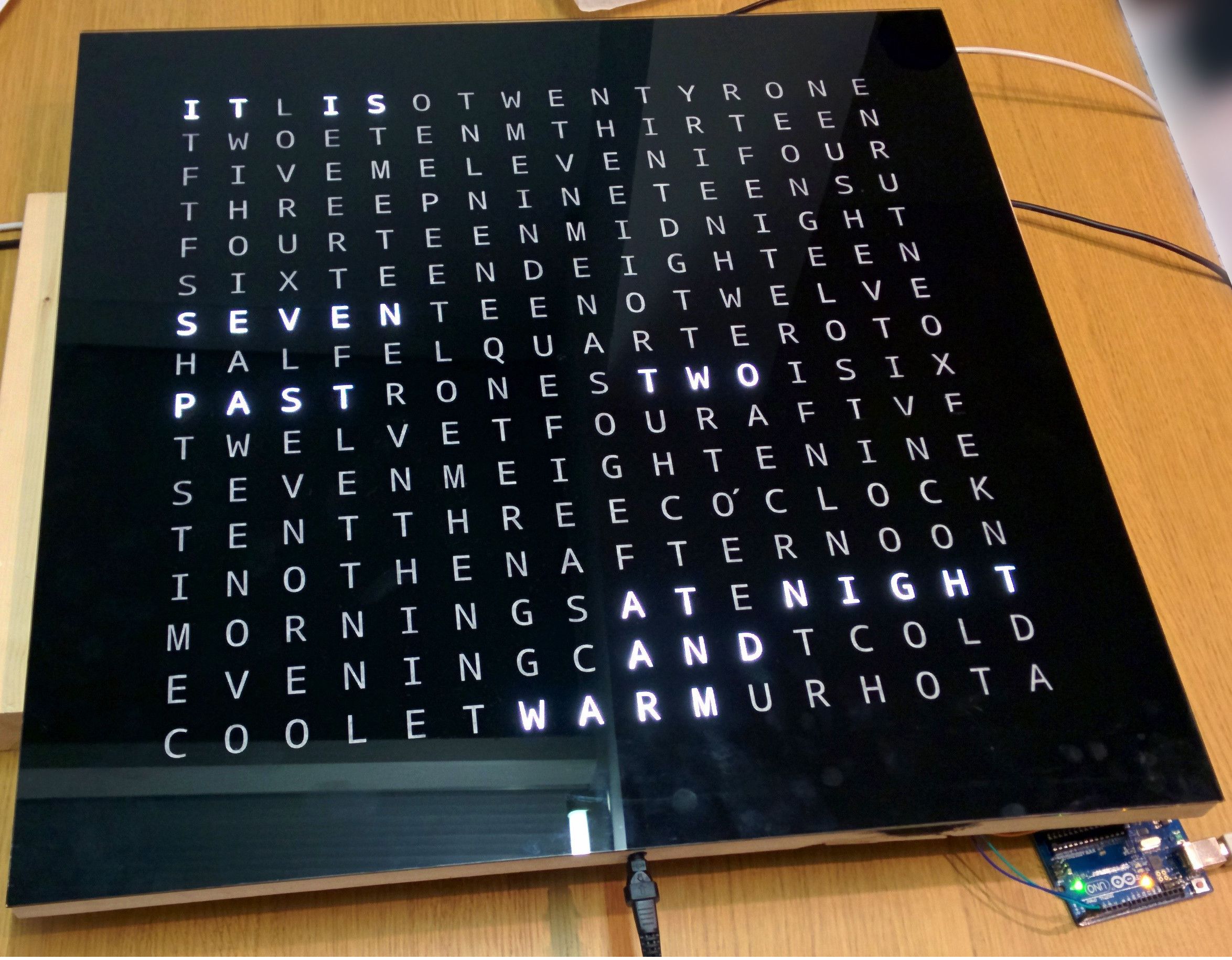 Wordclock : 15 Steps (with Pictures) - Instructables