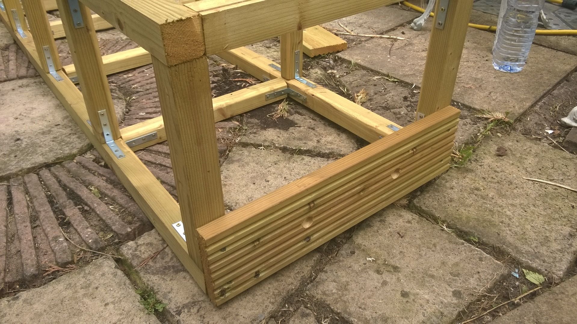 Raised Timber Pond With Waterfall and Bench : 8 Steps (with Pictures ...