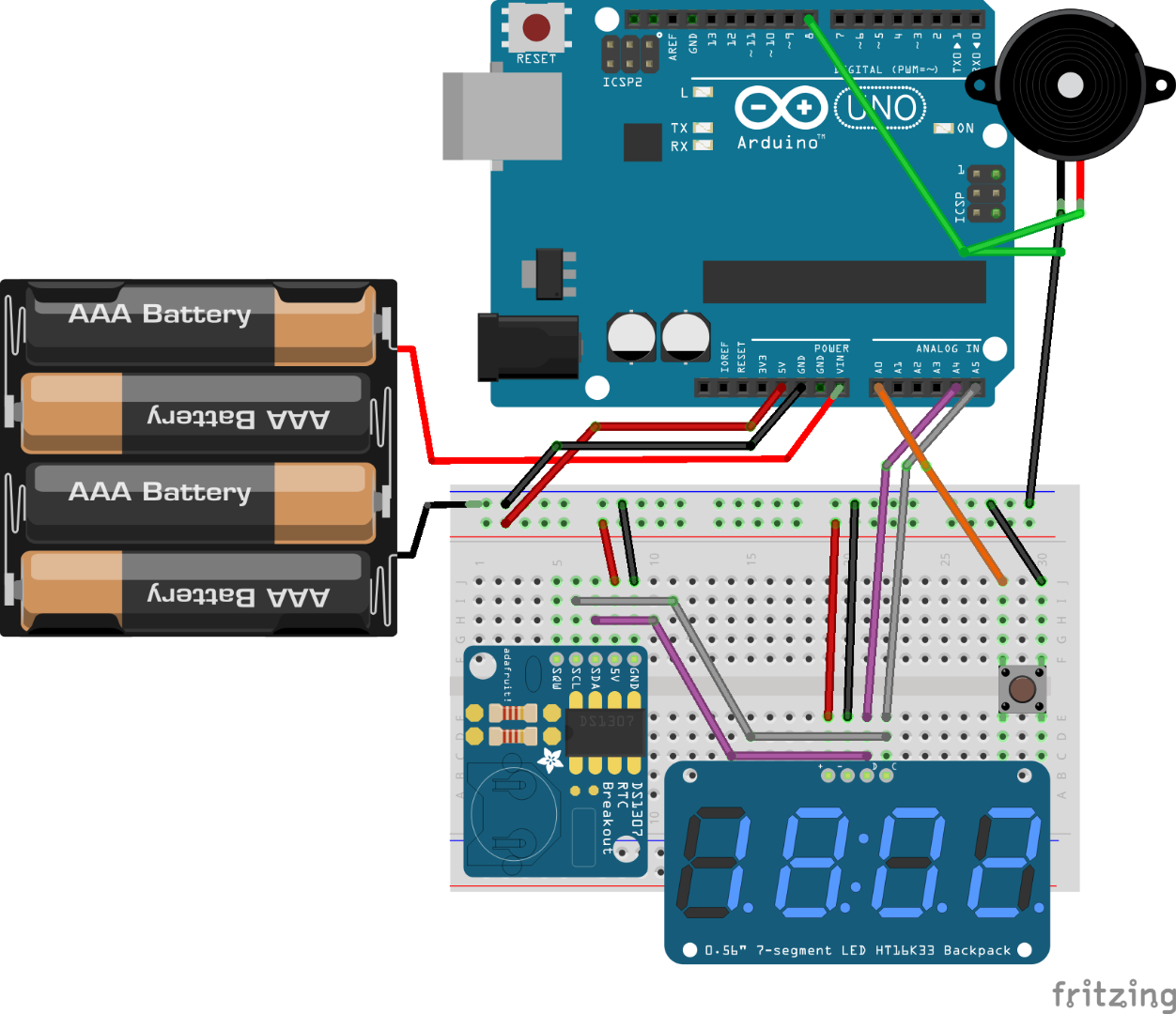 Clock Project for Ahmed (Arduino-Compatible) : 8 Steps - Instructables