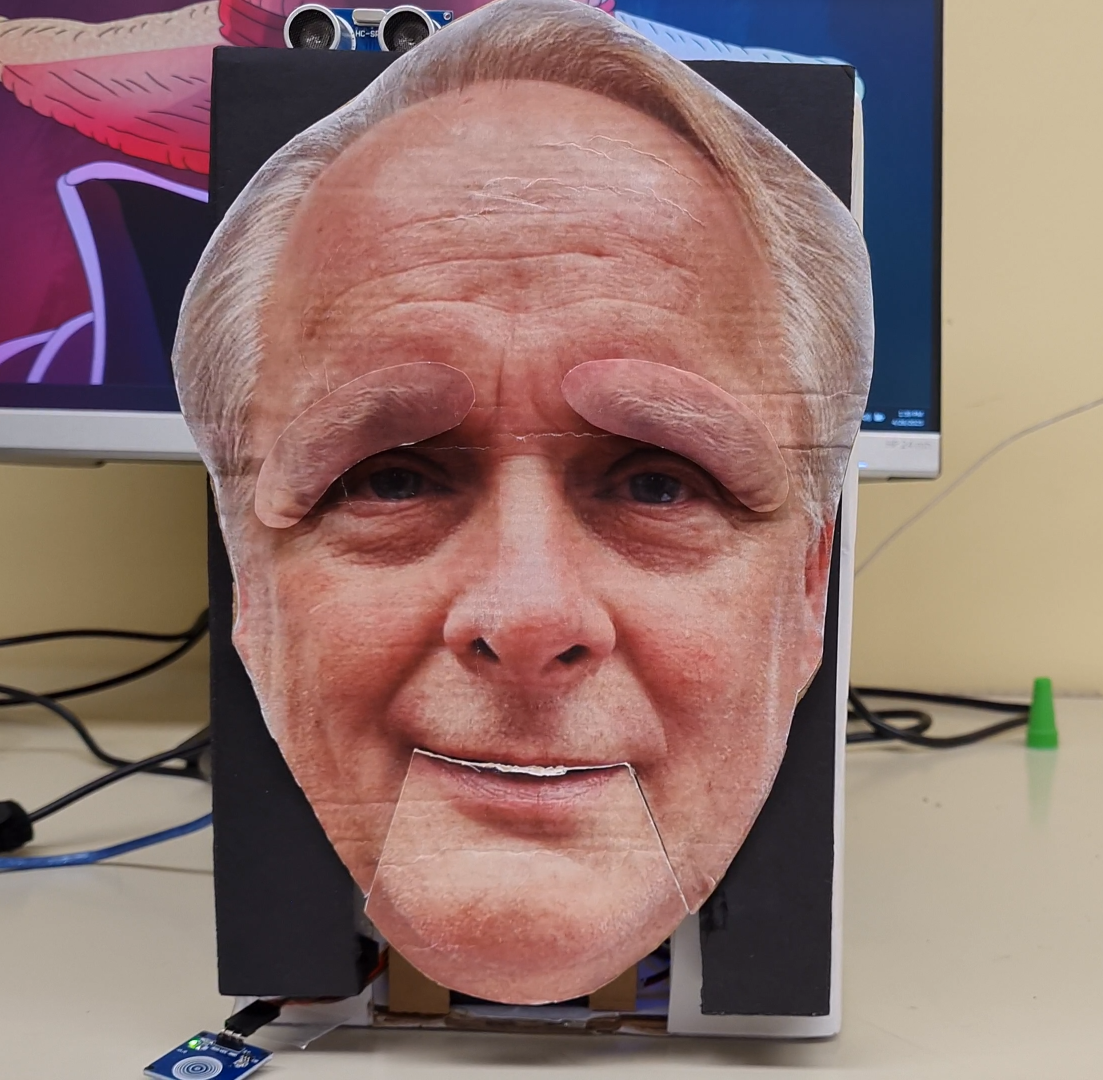 Animatronics Face of Peter Nelson, Dean of Engineering UIC : 7 Steps ...