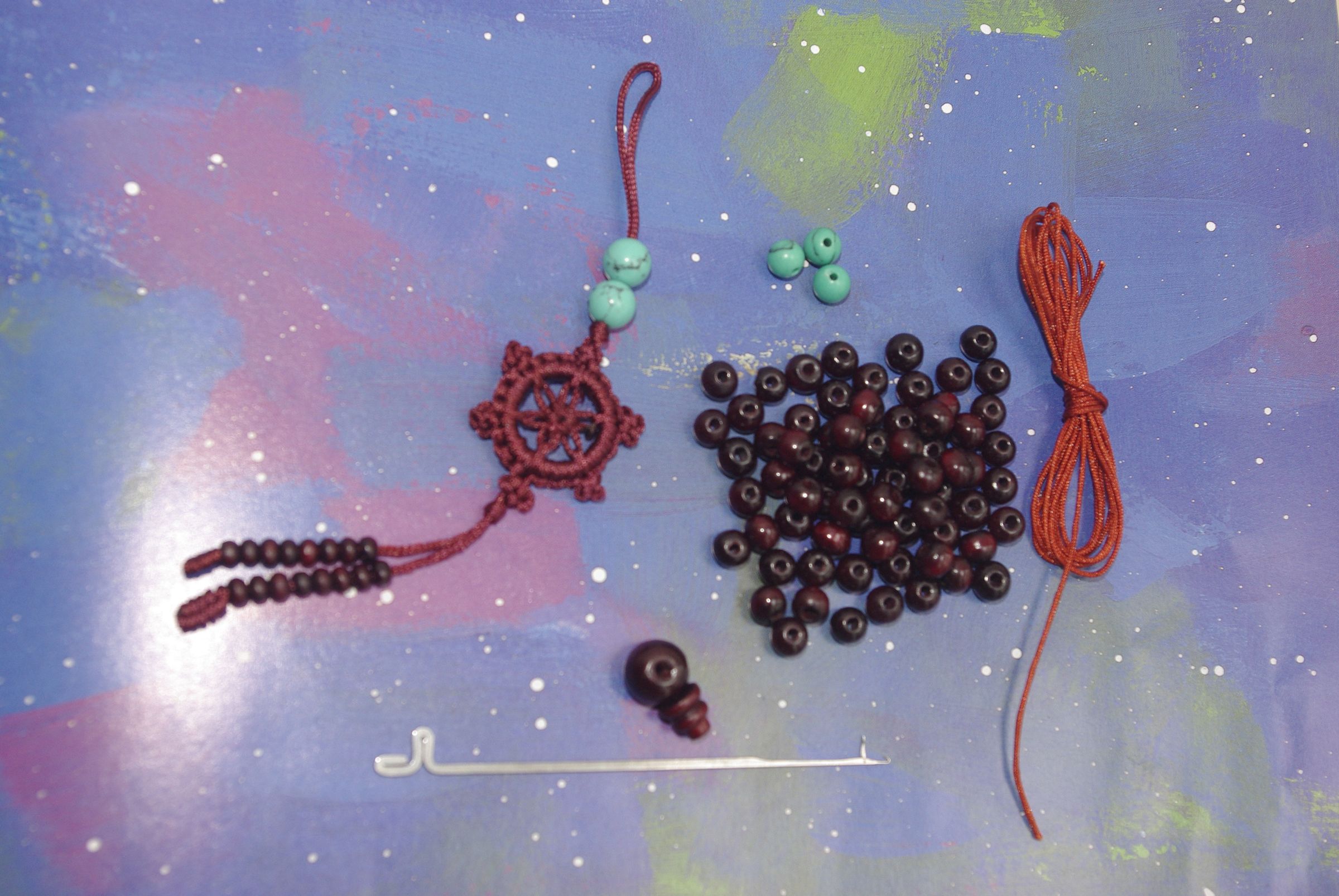 Making a Mala (using a Premade Tassel) : 6 Steps - Instructables