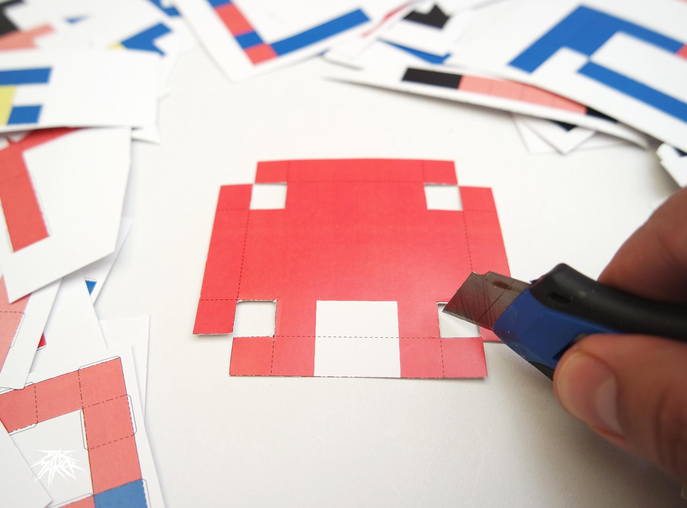 Mario 8 Bit 3d Pixel Paper Art : 17 Steps (with Pictures) - Instructables