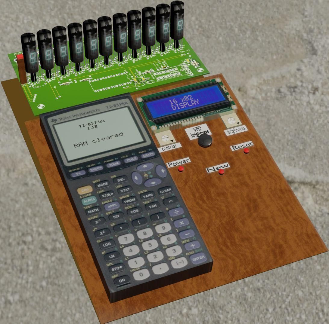 VFD Display for the TI83+ Calculator : 12 Steps (with Pictures ...