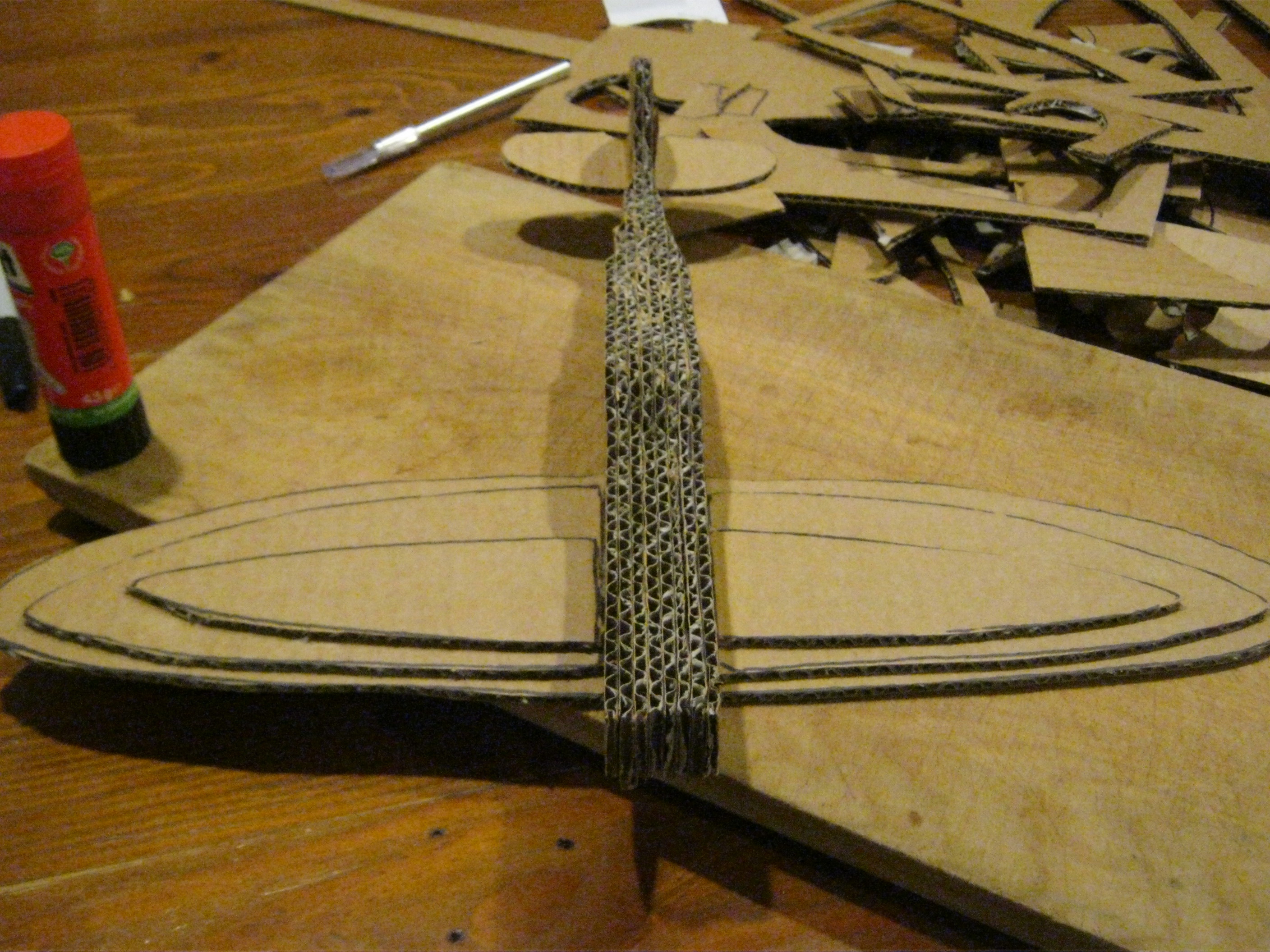 Cardboard Supermarine Spitfire Mk.5 : 4 Steps - Instructables