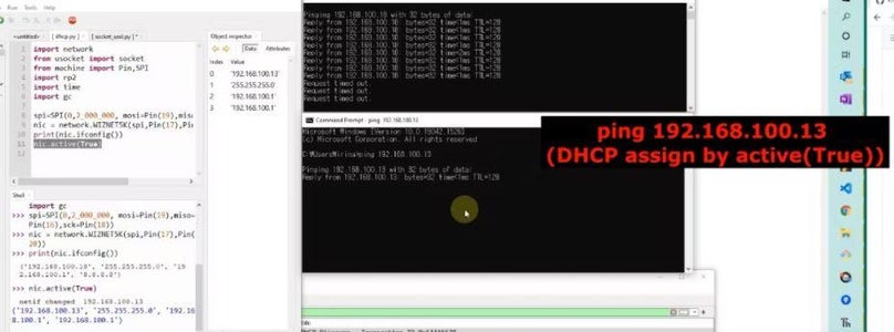 MicroPython on RP2040 : DHCP With Wiznet5k(Ethernet) : 7 Steps - Instructables