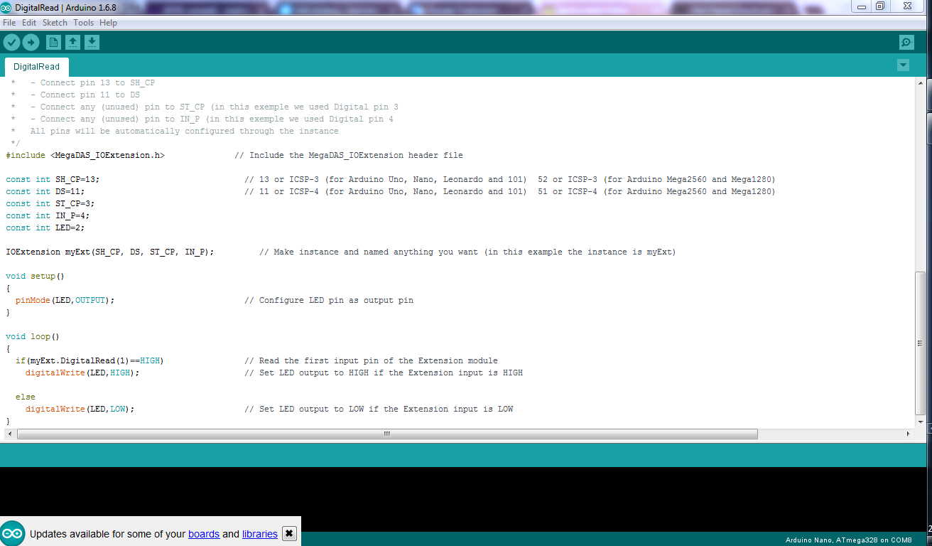Increase Digital Pins of Your Arduino Using the 74HC595 (IOExtension ...