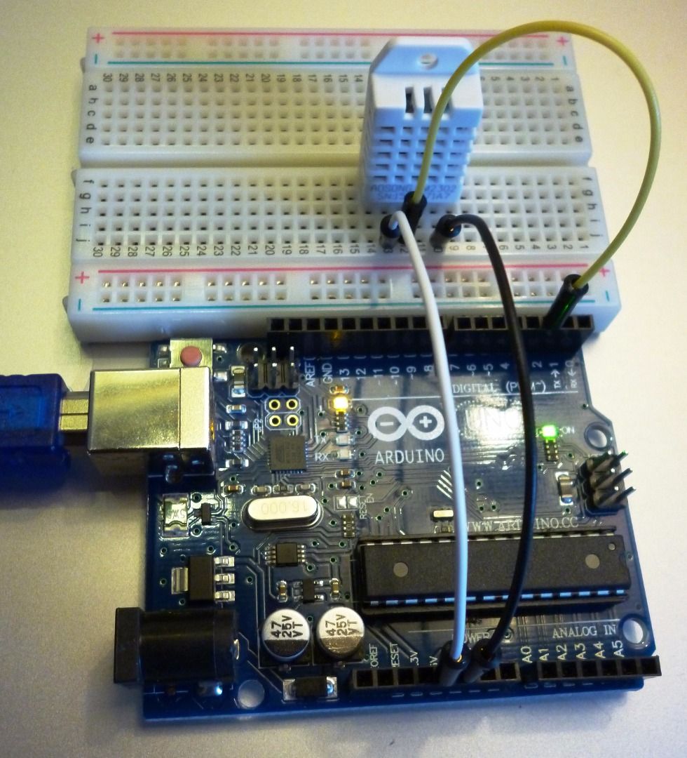 How to Use DHT-22 Sensor - Arduino Tutorial : 5 Steps - Instructables