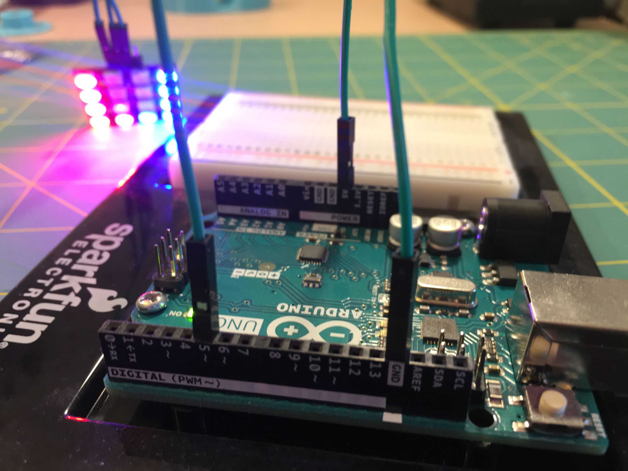 Build an Arduino LED Matrix With Concentrating Lenses : 7 Steps ...