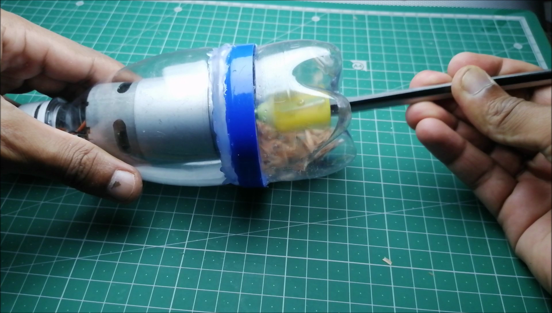 How to Make Automatic Pencil Sharpener Using Recycled Materials : 5 ...