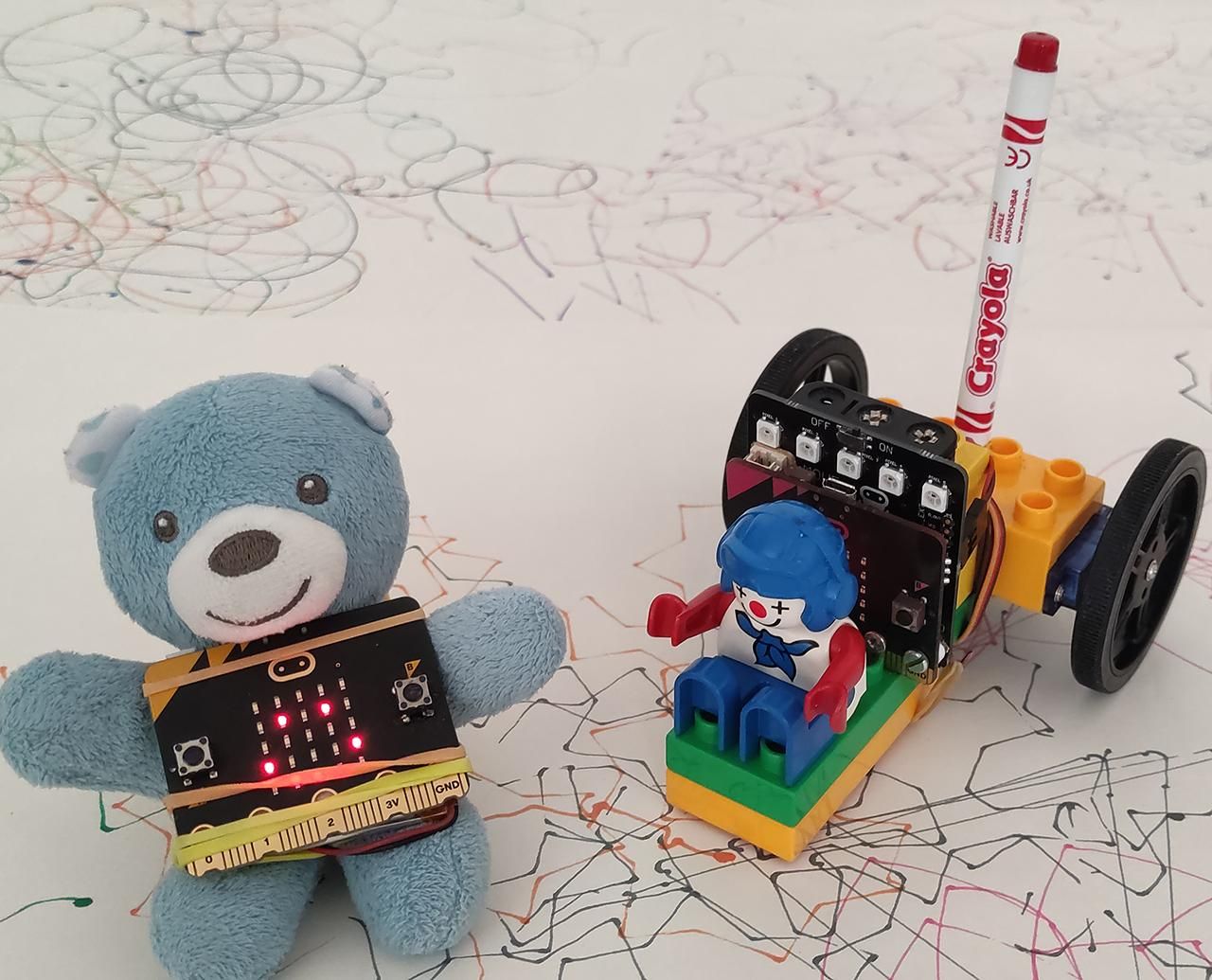 Drawing Robot Car With Lego DUPLO® : 3 Steps - Instructables