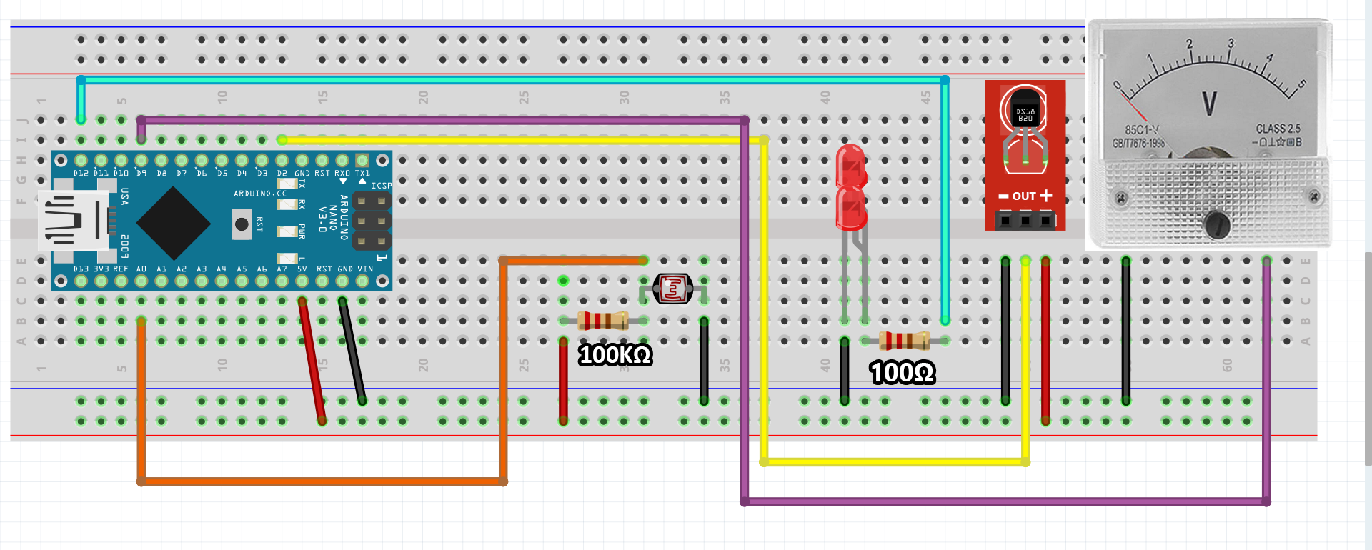 DIY Art Deco Analog Thermometer Using Arduino : 9 Steps (with Pictures ...