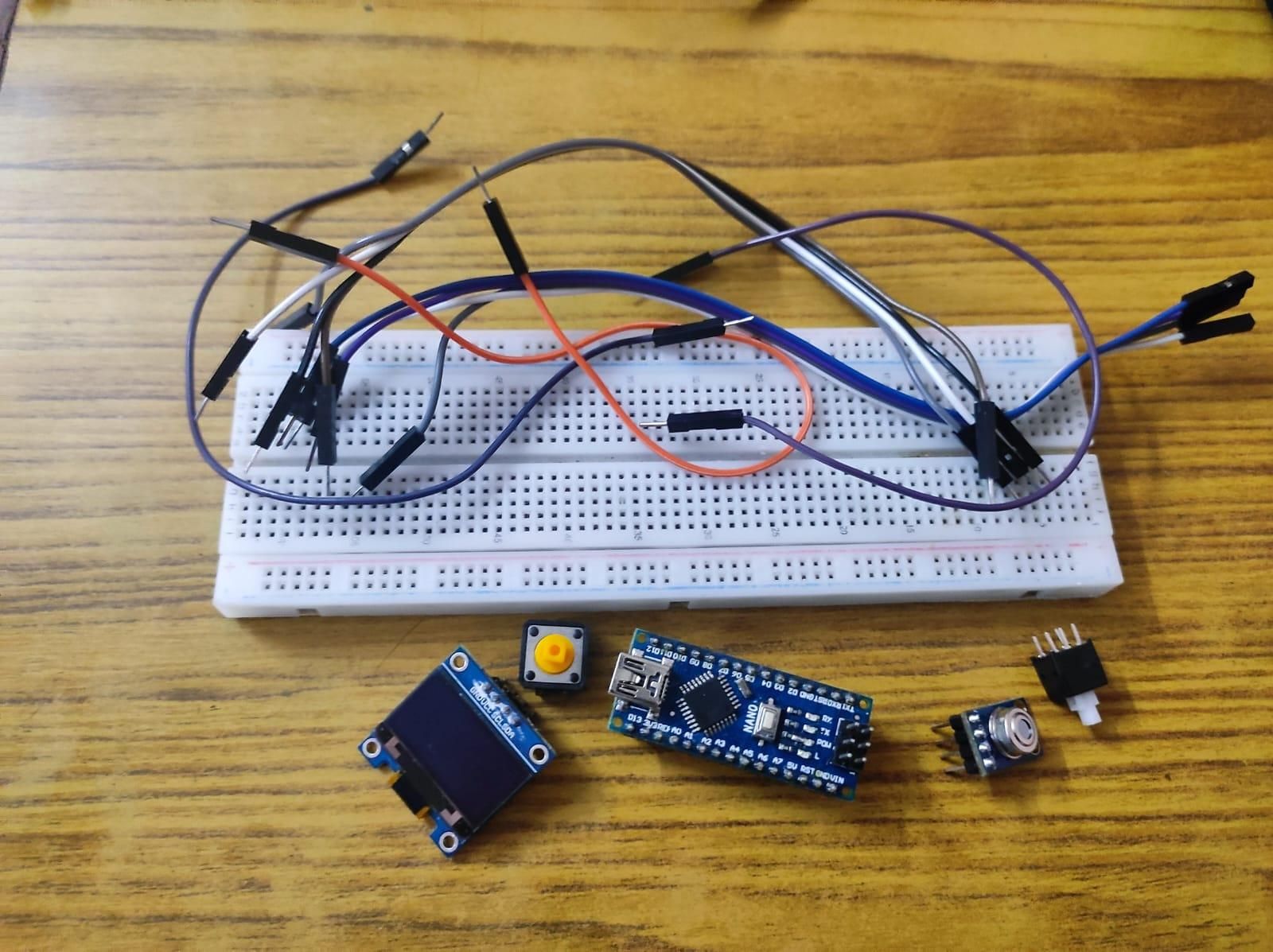 Infared Touchless Temperature Meter With OLED Display : 6 Steps ...