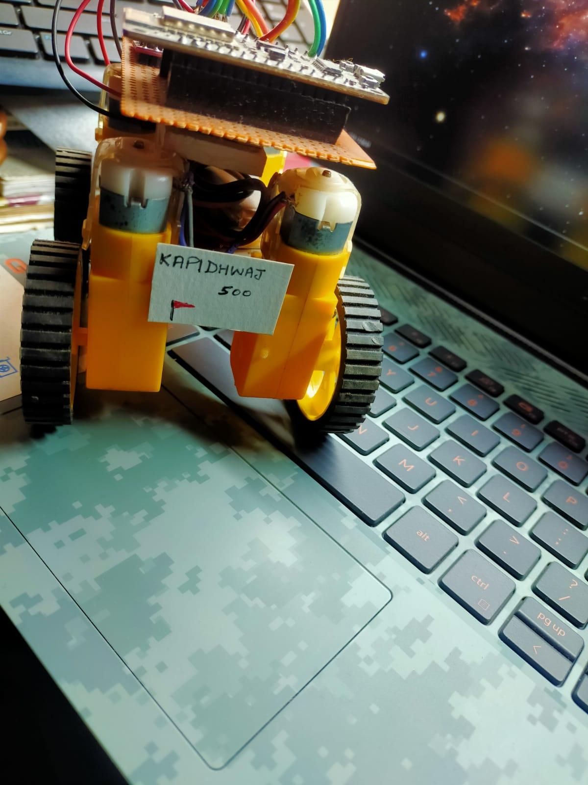 DIY WiFi-Controlled Robot Quadwheel : Kapidhwaj 500 : 8 Steps ...