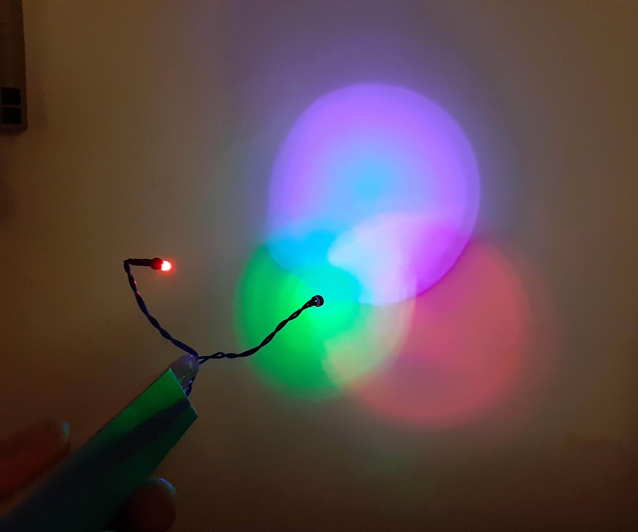 Additive Color Mixing Demonstrator : 4 Steps - Instructables