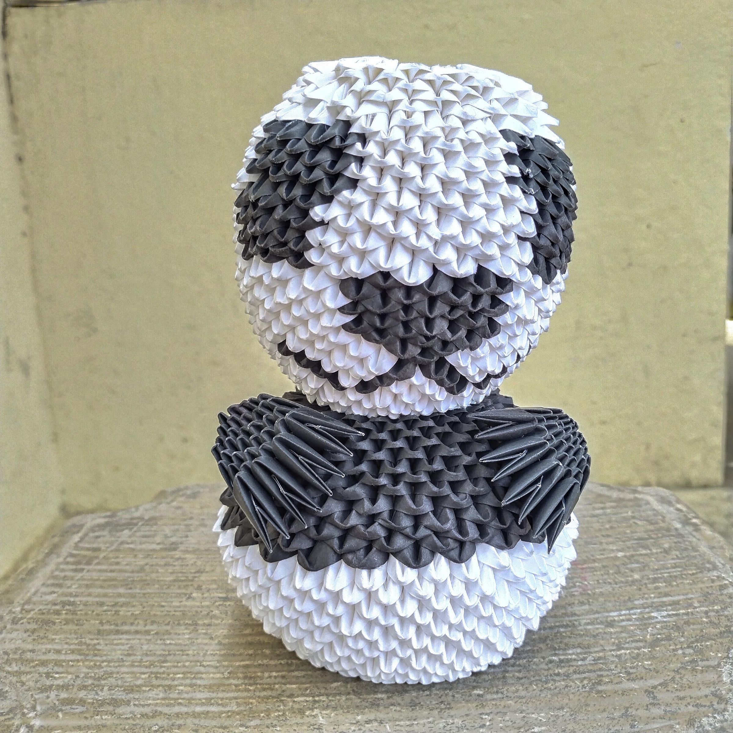 MODULAR ORIGAMI 3D PANDA : 17 Steps (with Pictures) - Instructables