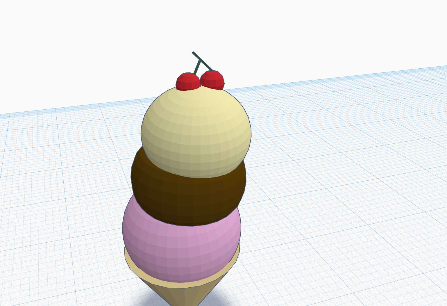 Miniature Ice-cream Cone With Tinkercad : 8 Steps (with Pictures ...