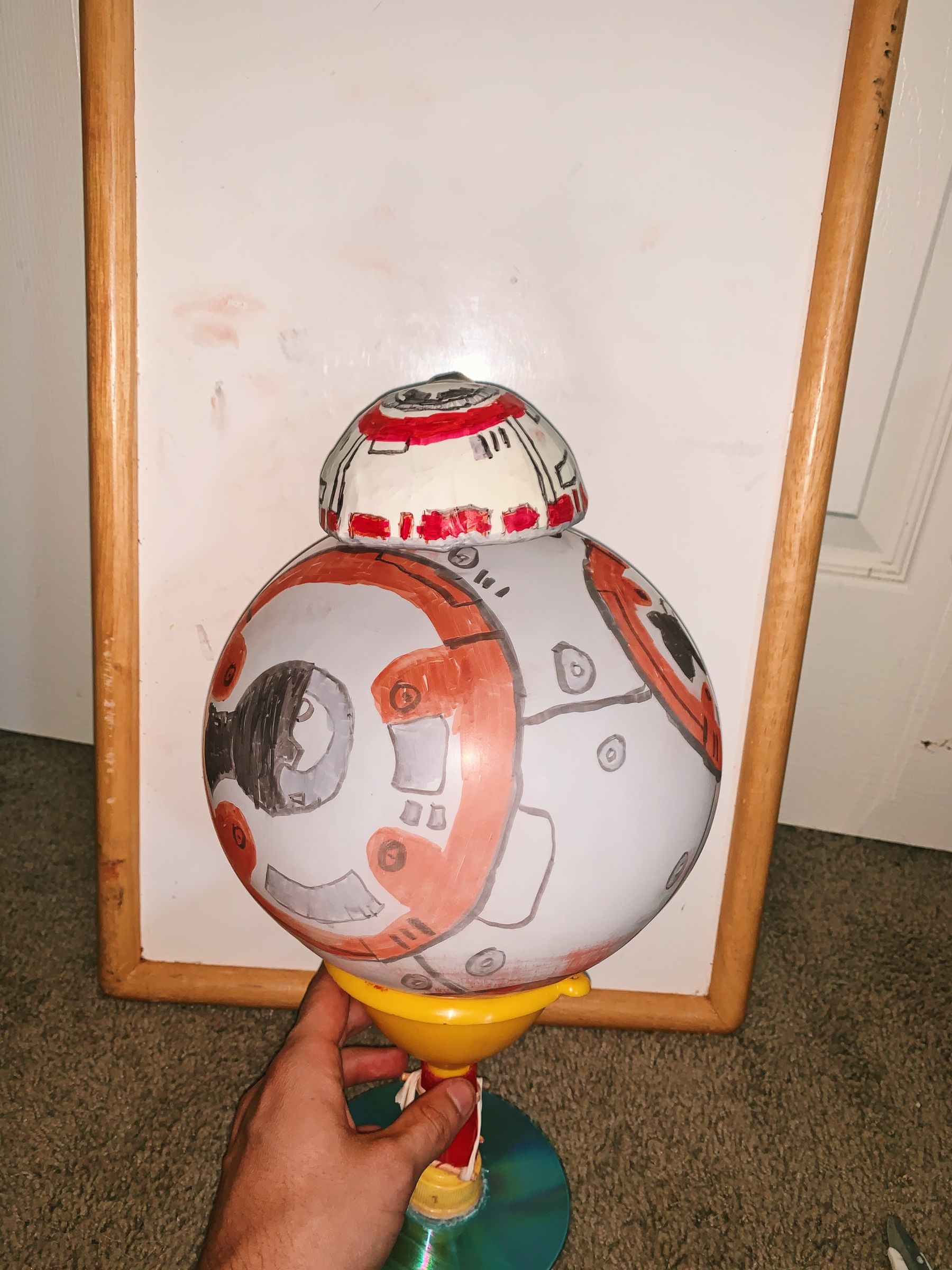 BB8 Star Wars Hover Disc/ Balloon Figure : 7 Steps (with Pictures ...