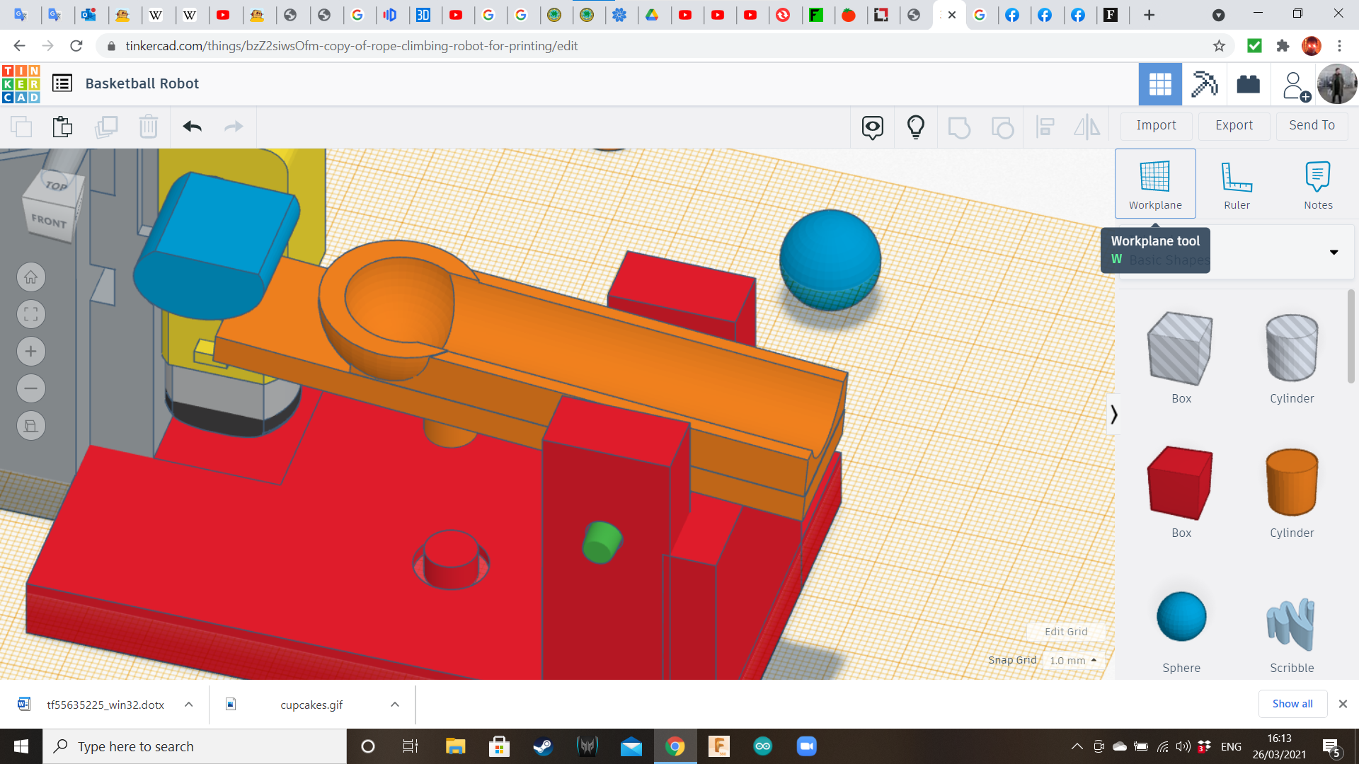 Tinkercad Robotics for School: Basketball Machine! : 16 Steps (with ...