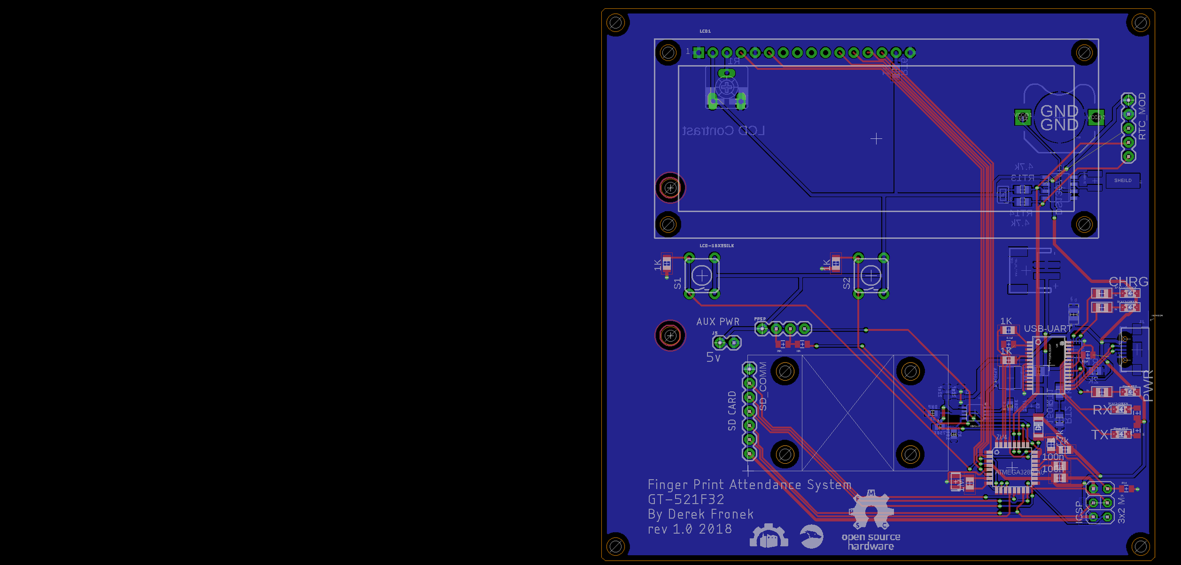 Fingerprint Scanner Class Attendance System (GT-521F32) : 9 Steps ...