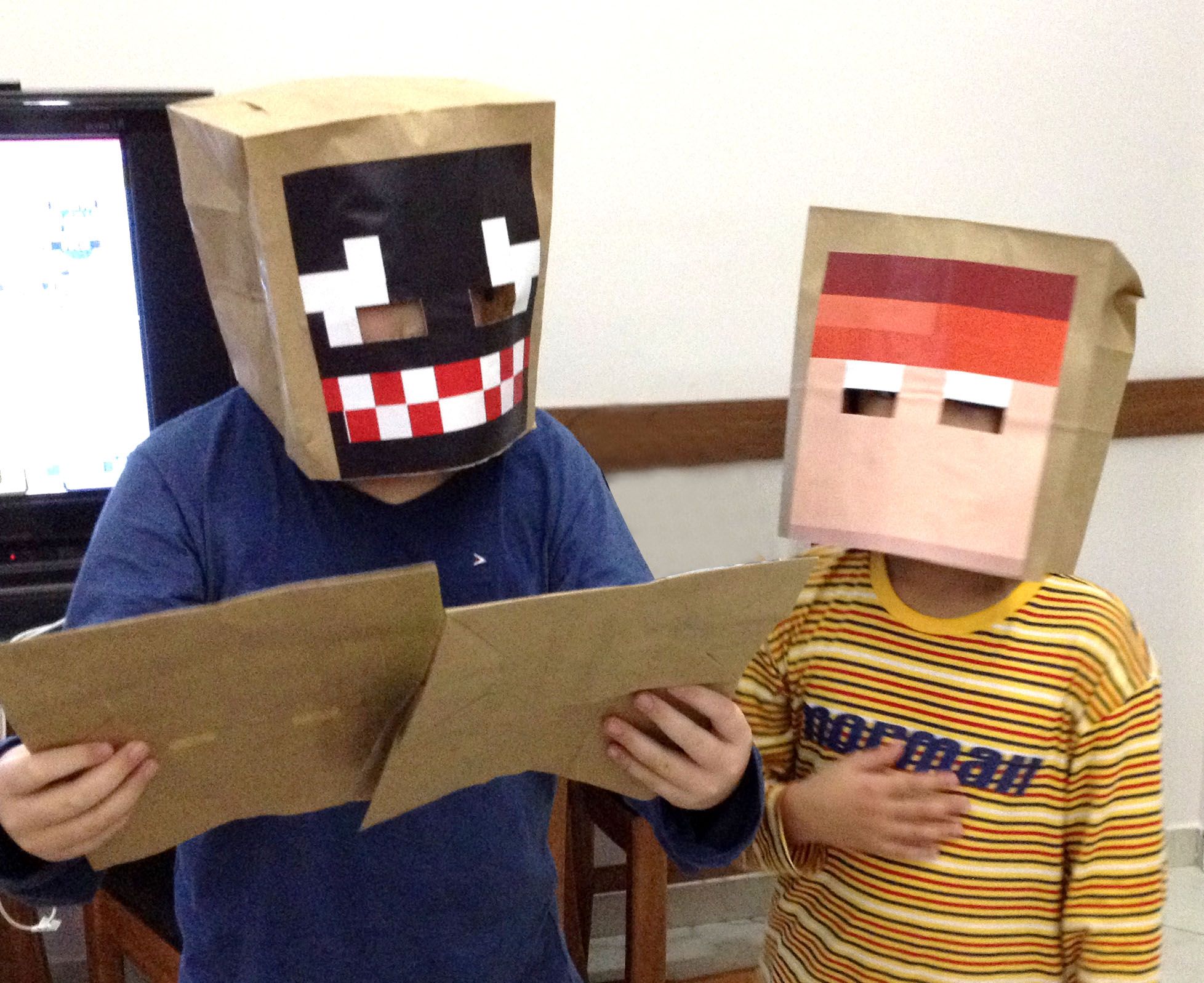 Minecraft Mask - Easy, Fast and Cheap : 4 Steps (with Pictures ...