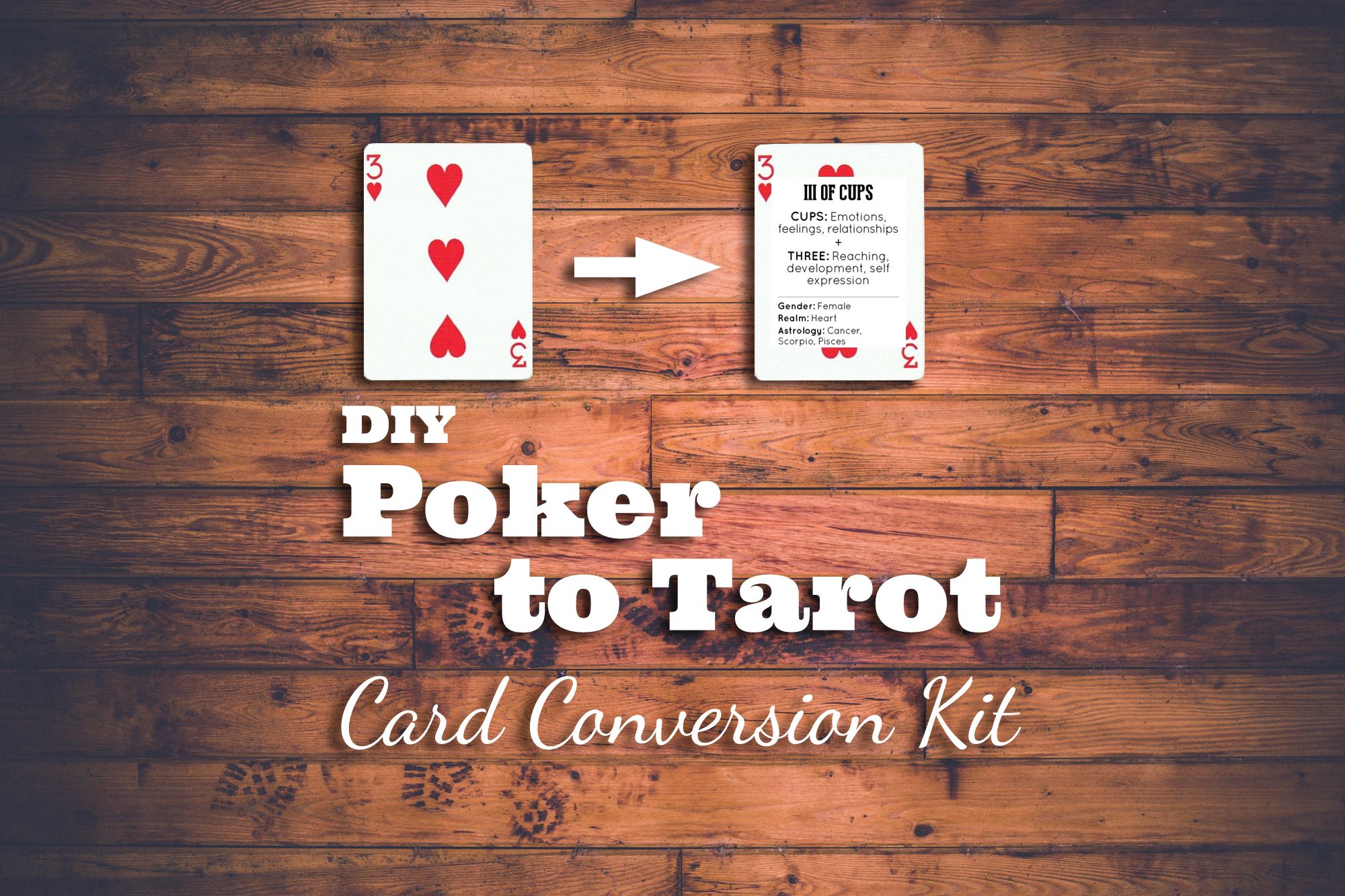 Convert Poker Cards to Tarot Cards : 6 Steps - Instructables