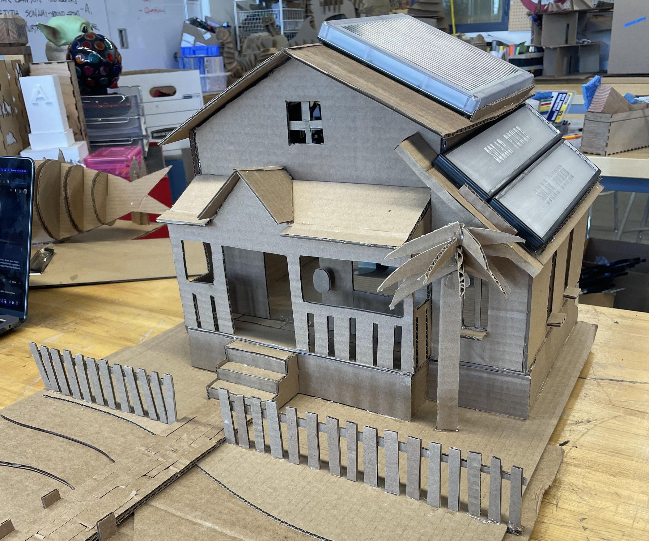 How to Build a Solar-Powered Cardboard House W/ Loads : 10 Steps ...
