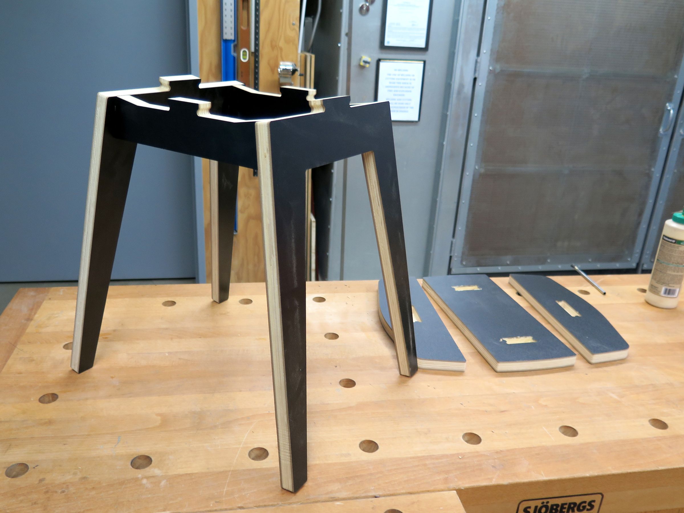 P9S - Stool Made With CNC Router : 13 Steps - Instructables